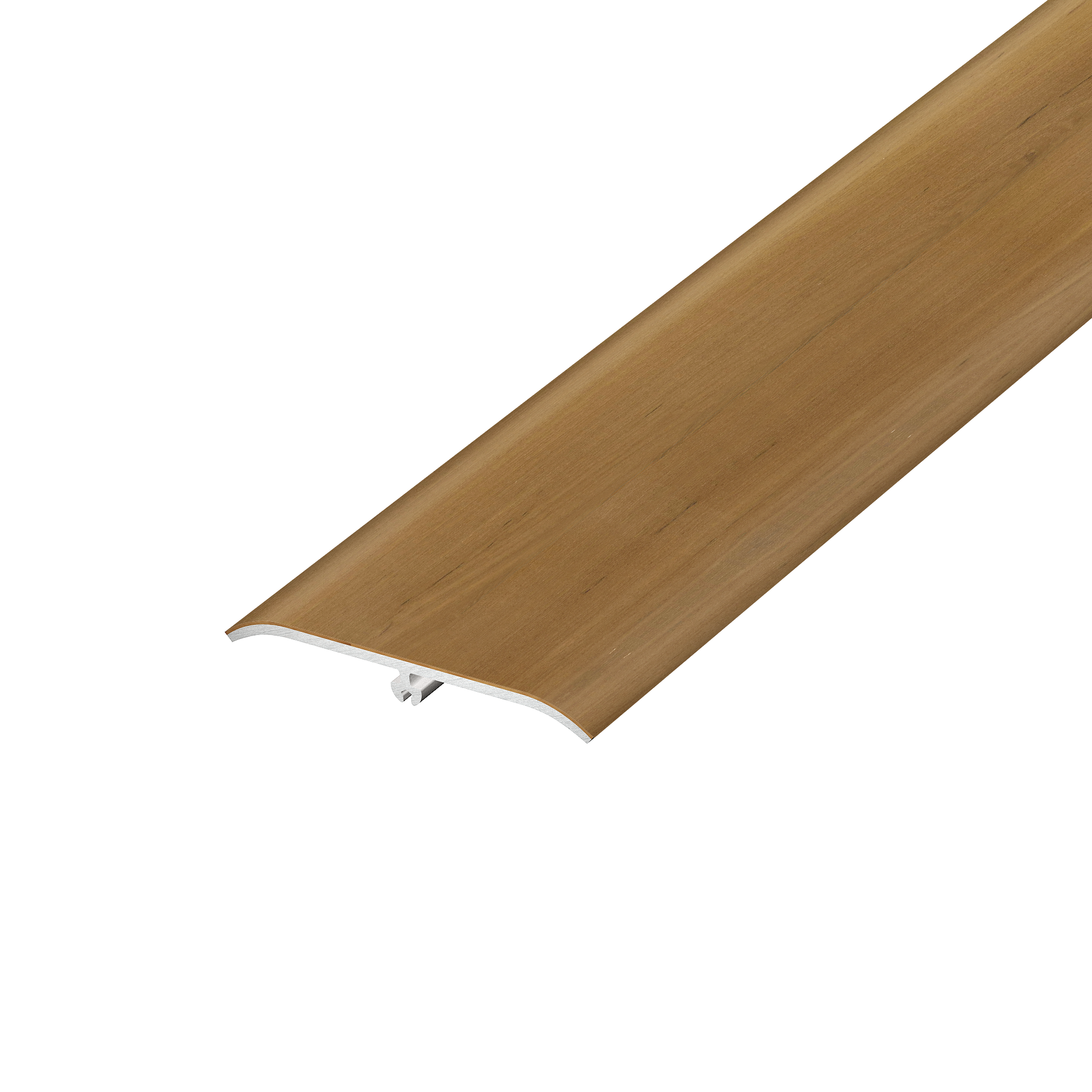 Barre de seuil alu effet bois plaqué teck à fixer, l.4.7 cm x L.83 cm ...