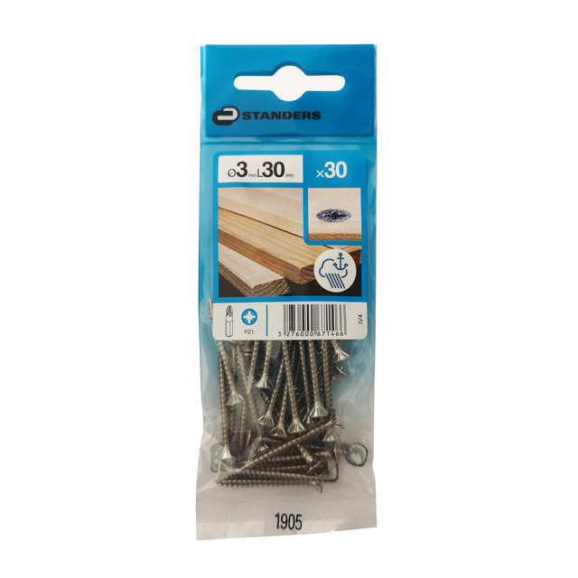 Vis inox 3 mm au meilleur prix | Leroy Merlin