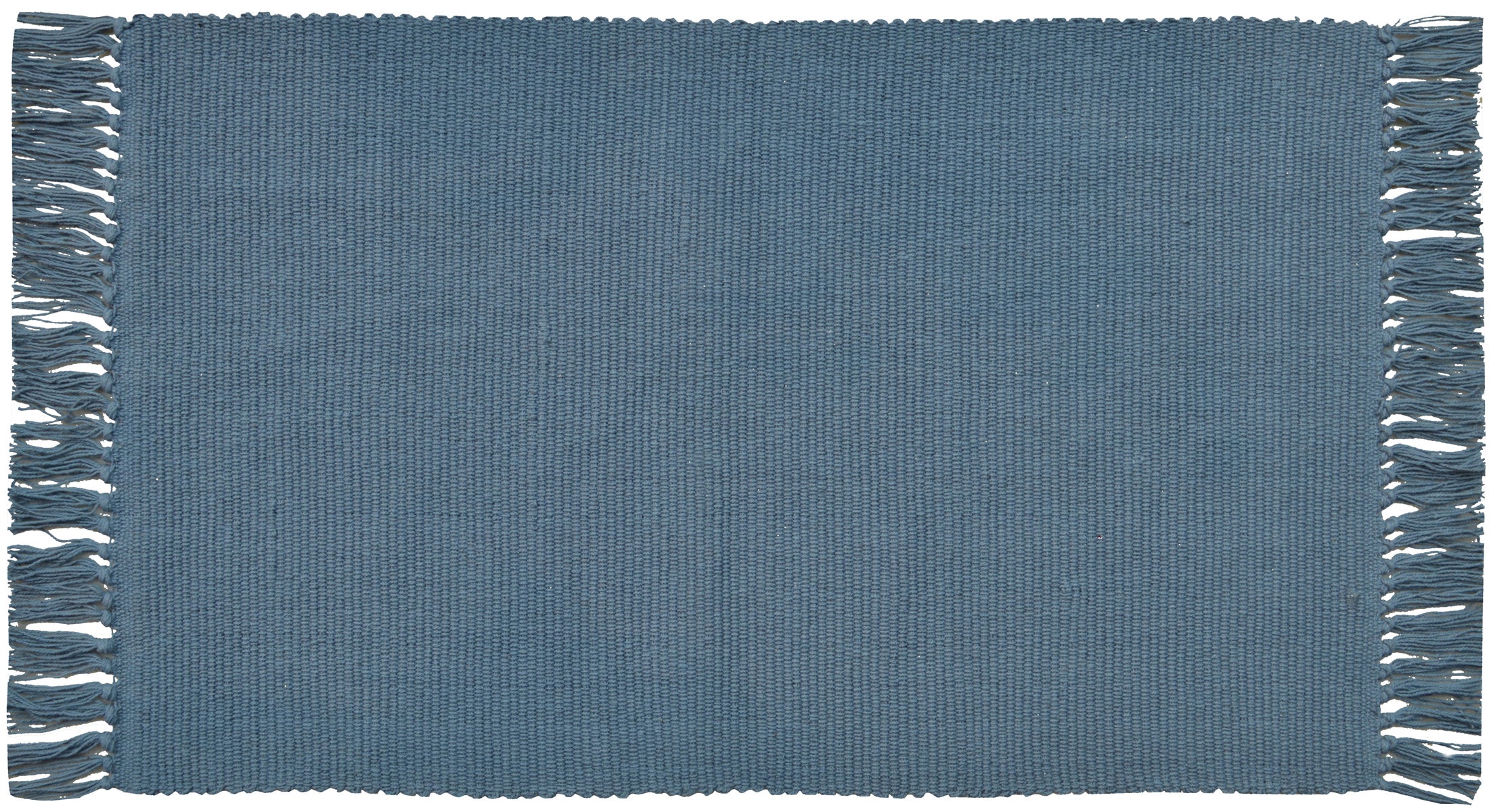 Tappeto Basic in cotone blu scuro, L 80 x L 50 cm | Leroy Merlin