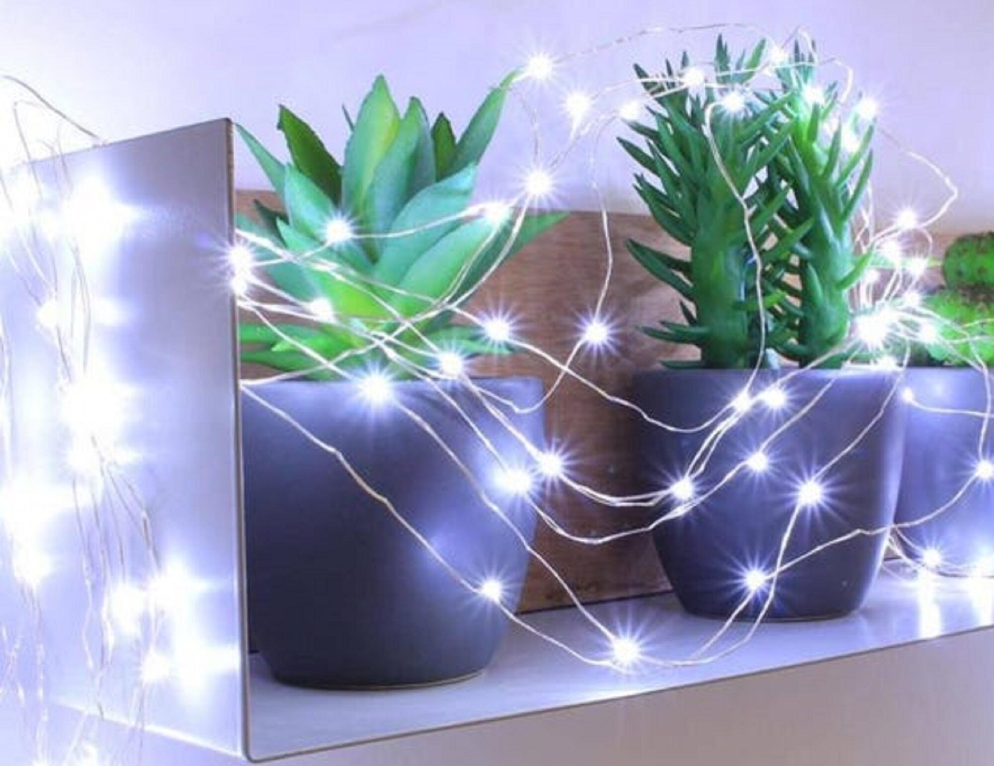 GUIRLANDE MICRO LED 15M BLANC | Leroy Merlin