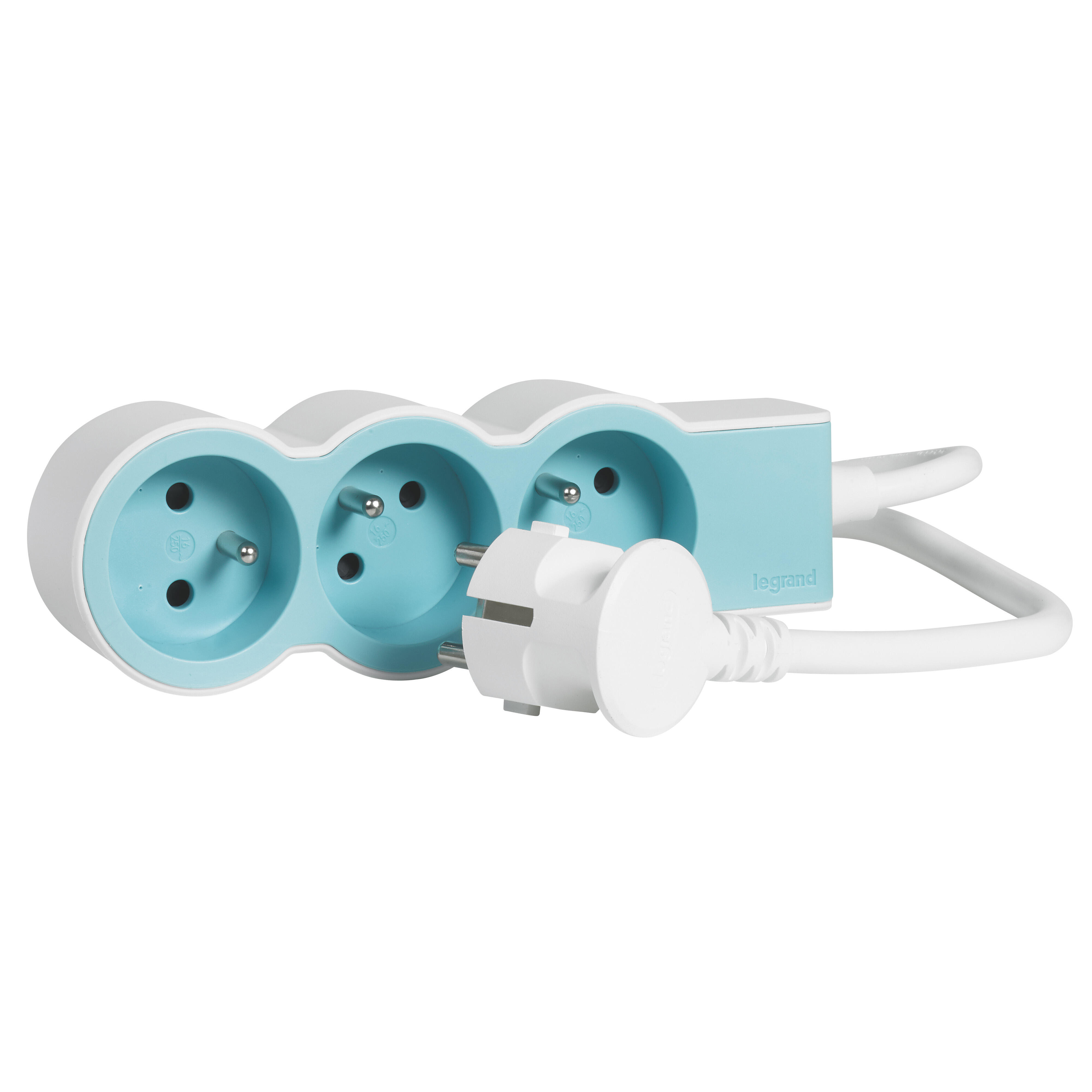 Multiprise 1.5 m bleu LEGRAND | Leroy Merlin