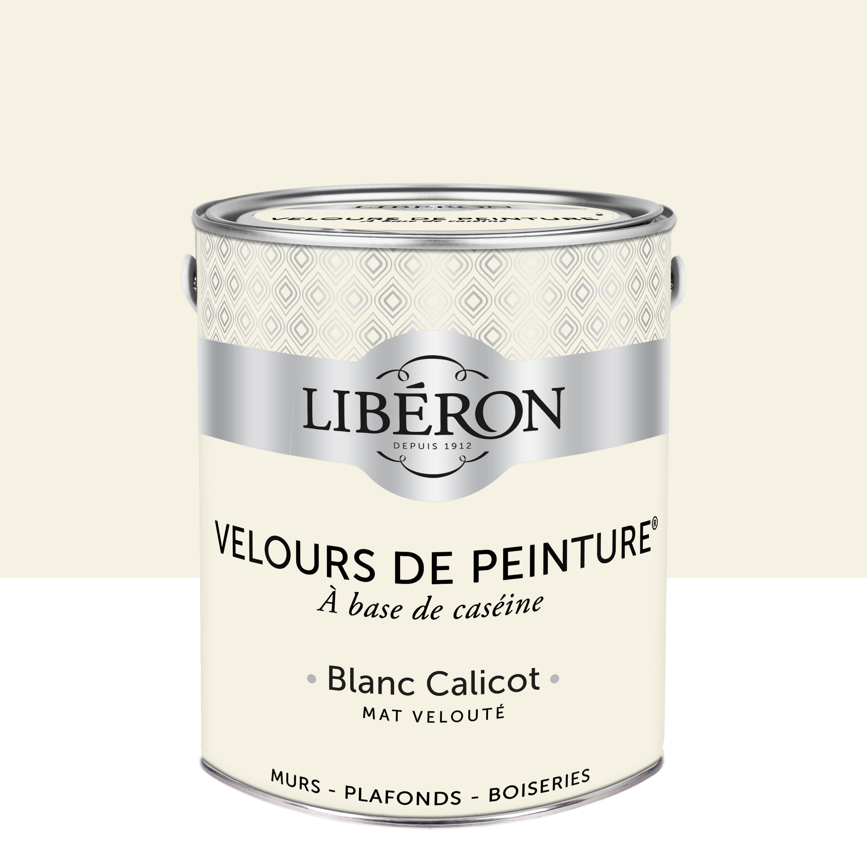 Peinture mur, plafond blanc calicot velours LIBÉRON Velours de peinture ...