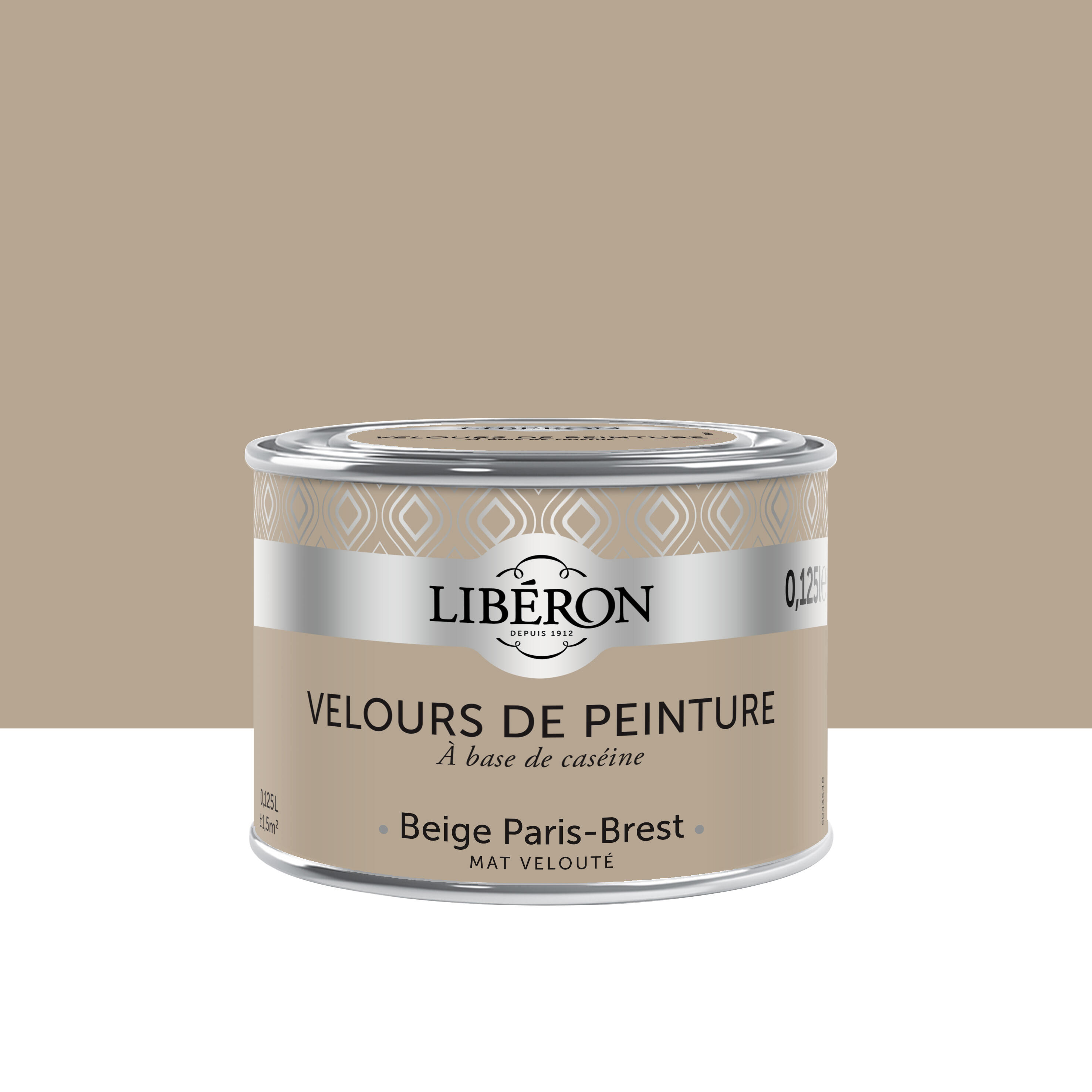Testeur peinture mur, bois beige paris-brest LIBÉRON Velours de ...