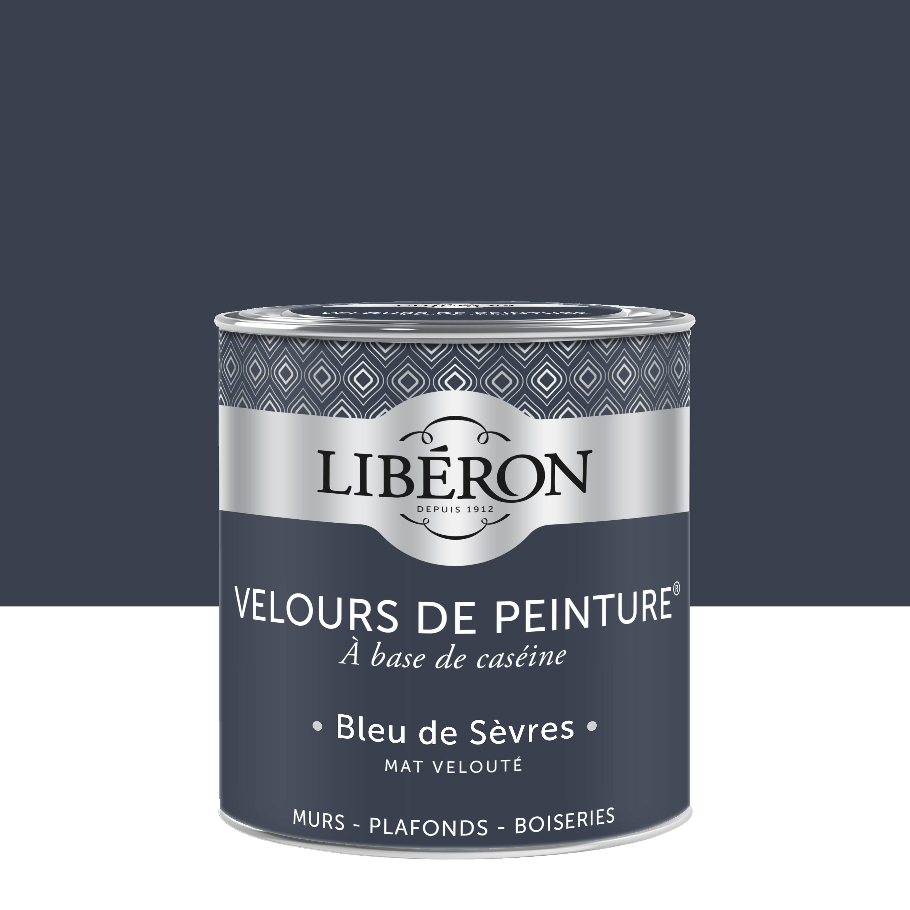 Peinture mur et plafond bleu de sèvres velours LIBÉRON Velours de ...