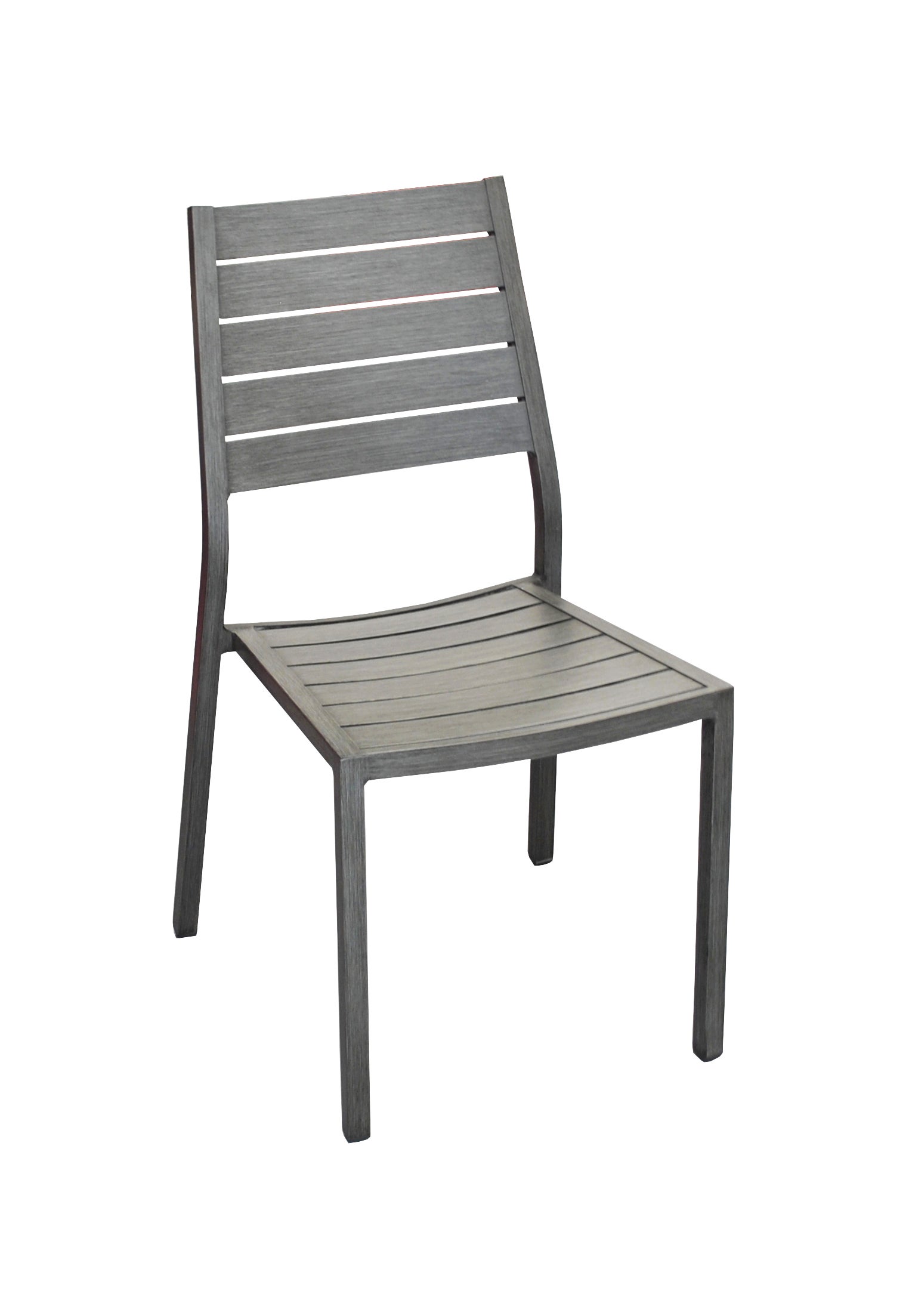 Chaise en aluminium Antibes gris Proloisirs | Leroy Merlin
