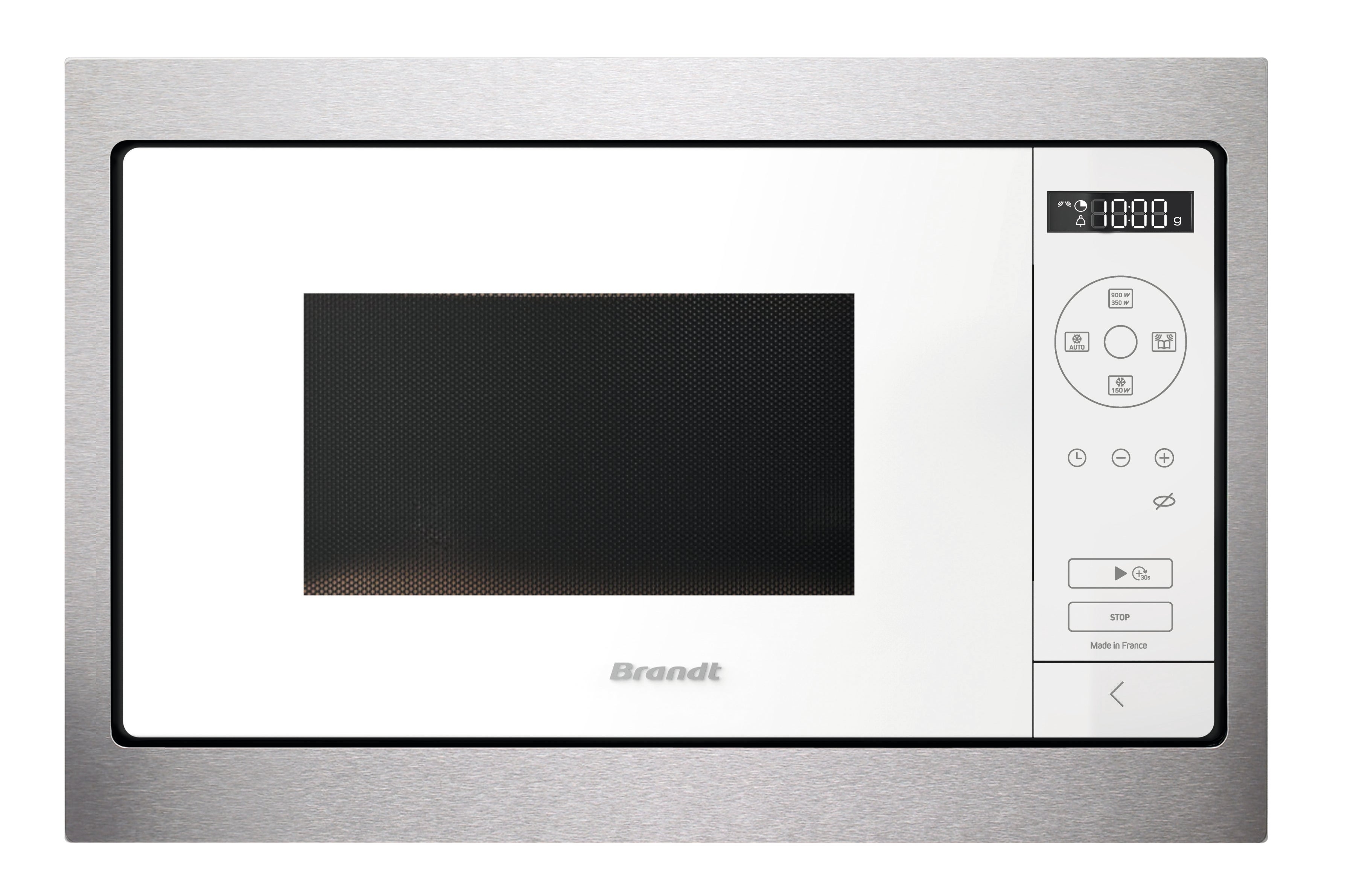 Micro-ondes encastrable BRANDT Bms7120w inox blanc | Leroy Merlin