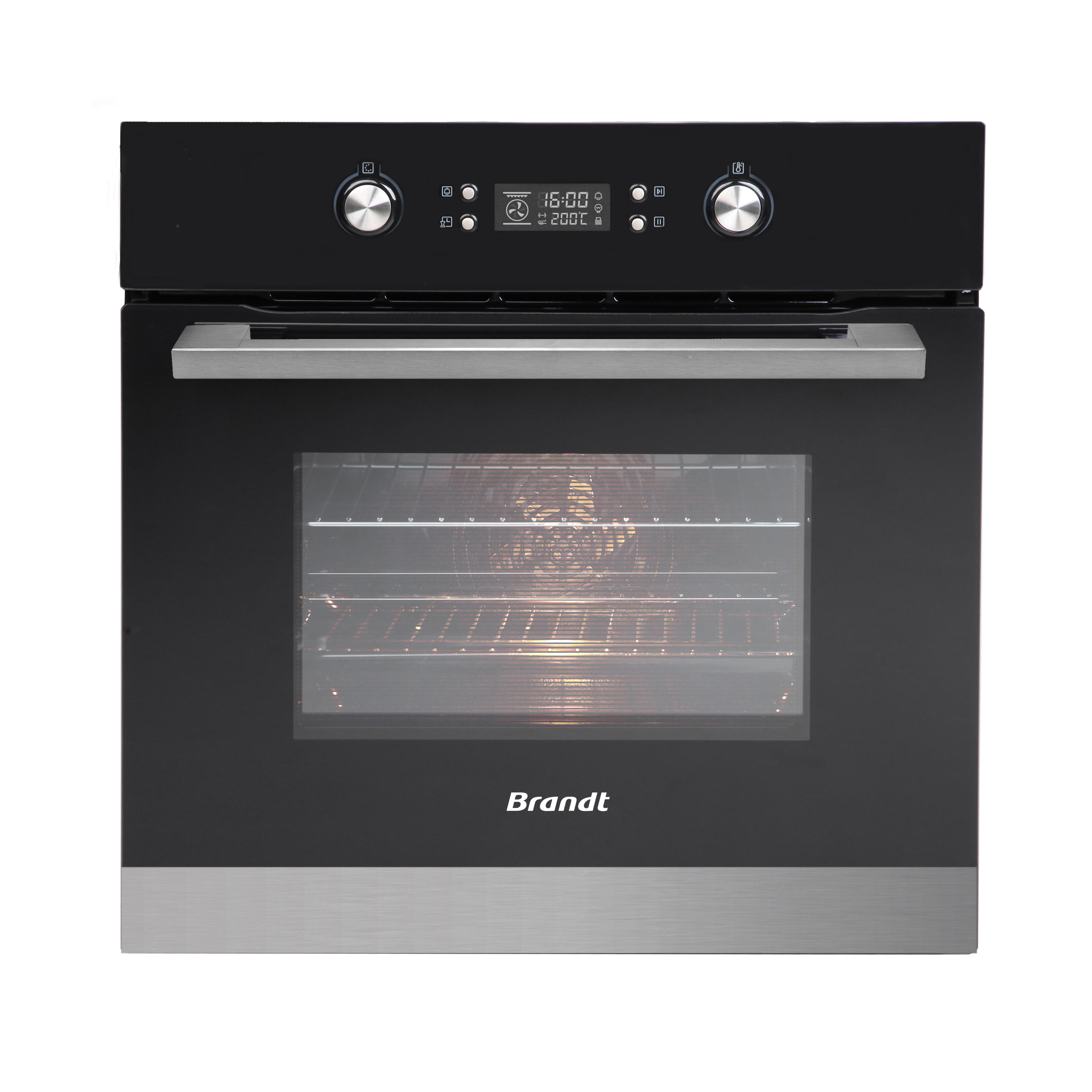 Four chaleur tournante, catalyse, BRANDT BKFC2070X inox | Leroy Merlin