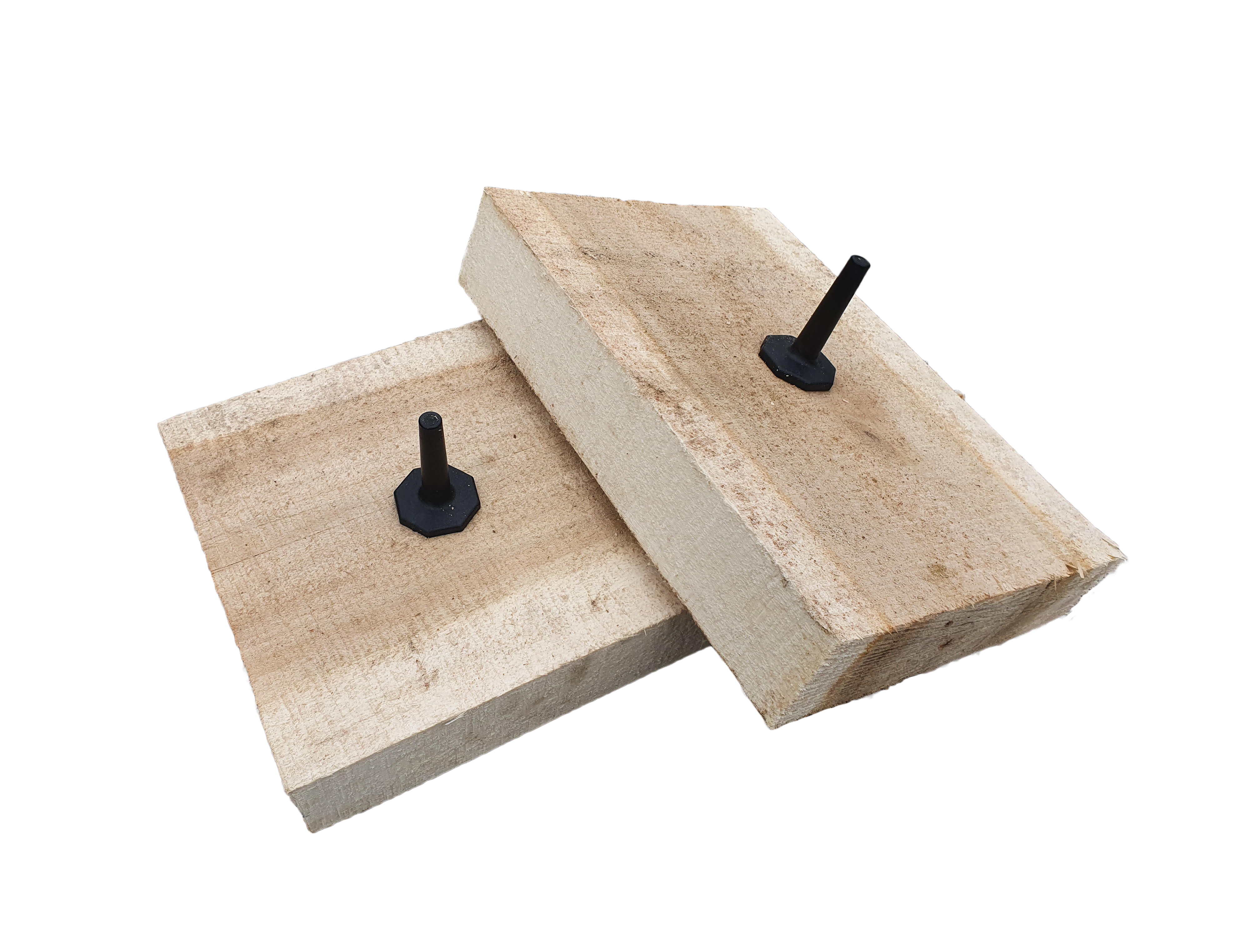 Pied pour sapin percé bois brut Quali-fix, 27x32 cm | Leroy Merlin