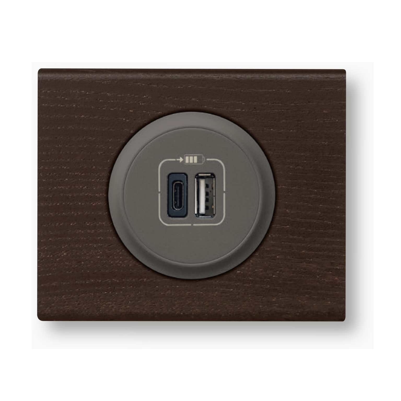 Prise chargeur usb, complet, LEGRAND Céliane, wengé / graphite | Leroy ...