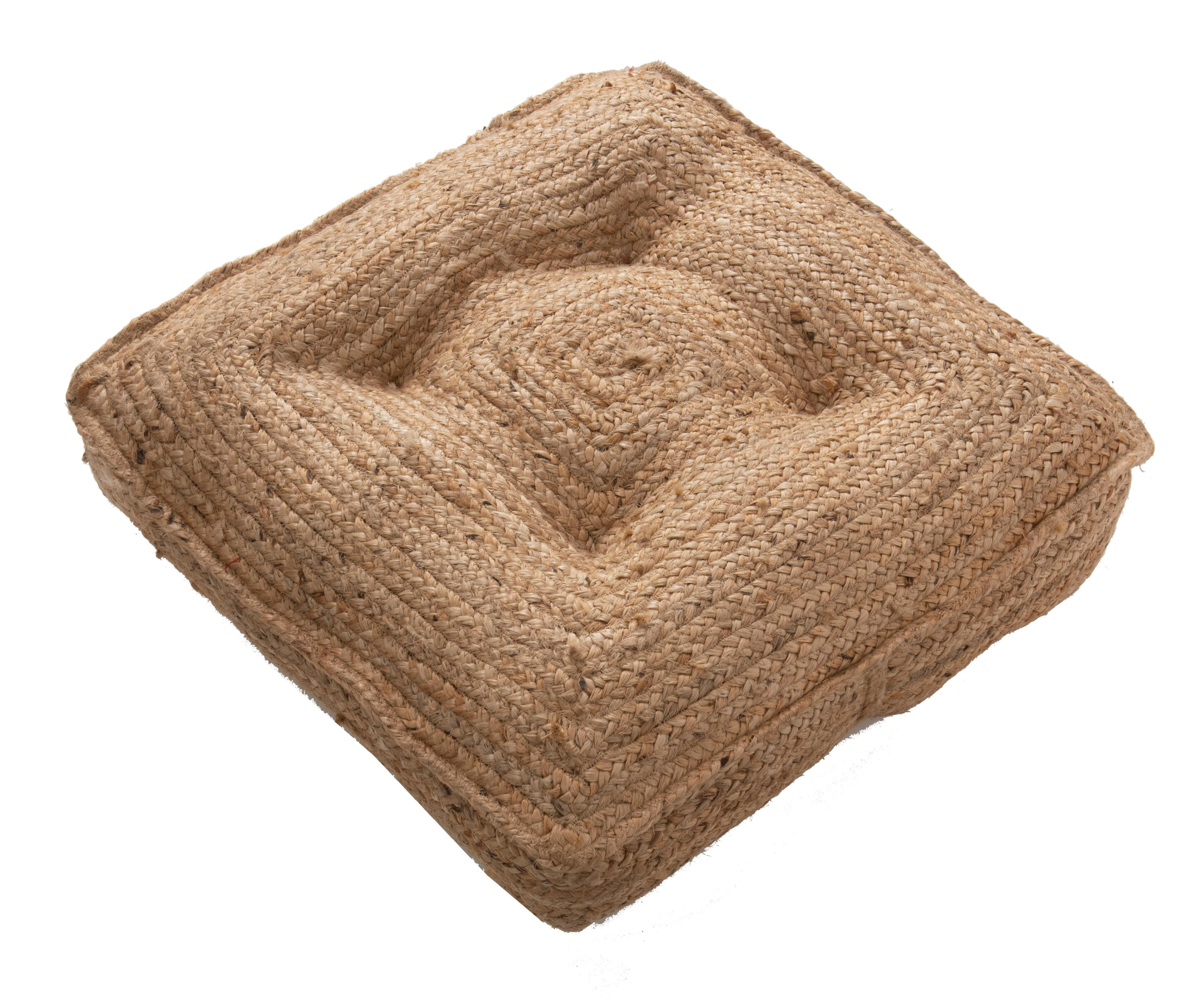 Coussin de Sol Jute, naturel 60x60 cm | Leroy Merlin