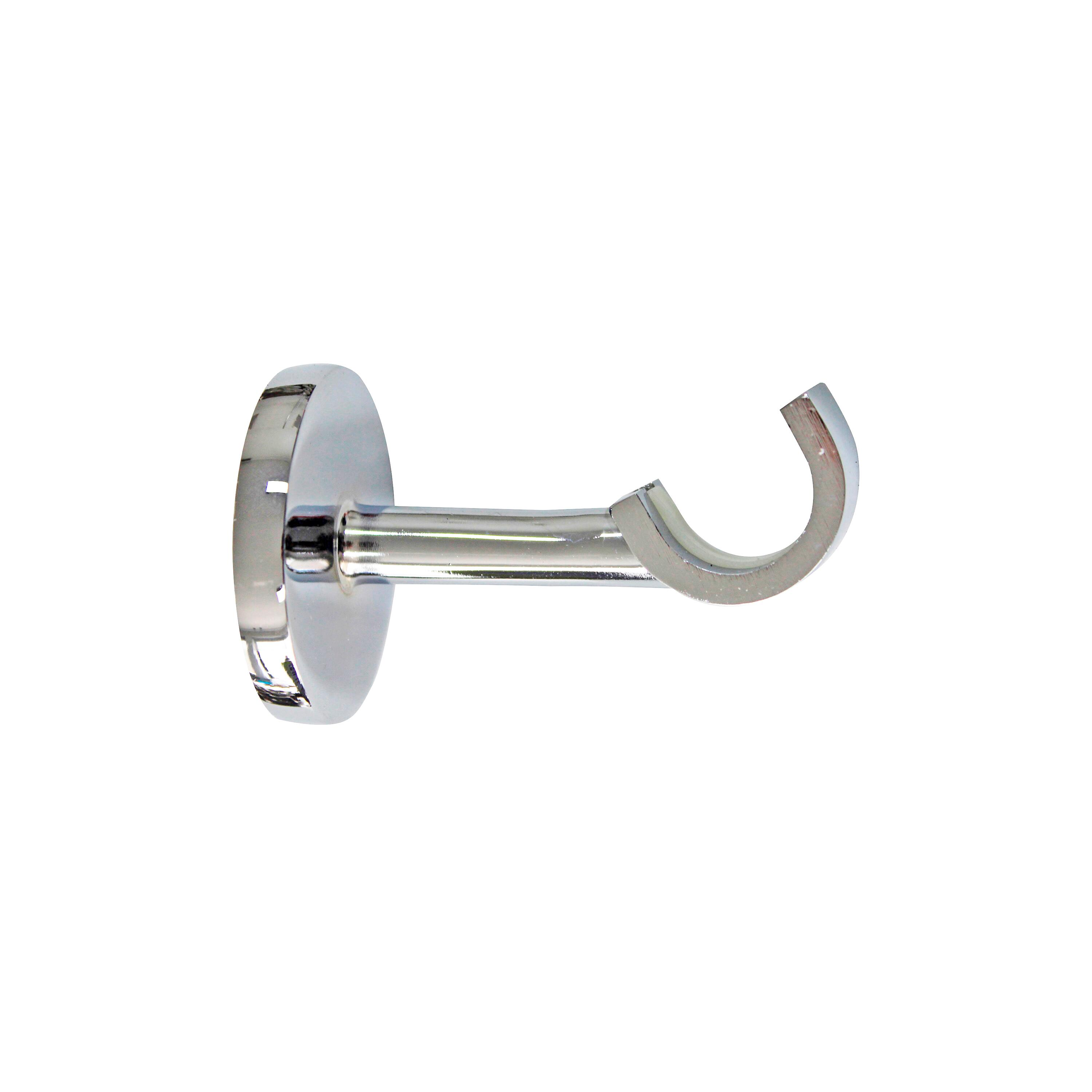 Lot de 2 supports tringle à rideau Vic shiny, 20 mm argent brillant INSPIRE | Leroy Merlin