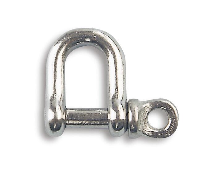 Manille droite en inox MDI4, axe de 4 mm, largeur de 8 mm | Leroy Merlin