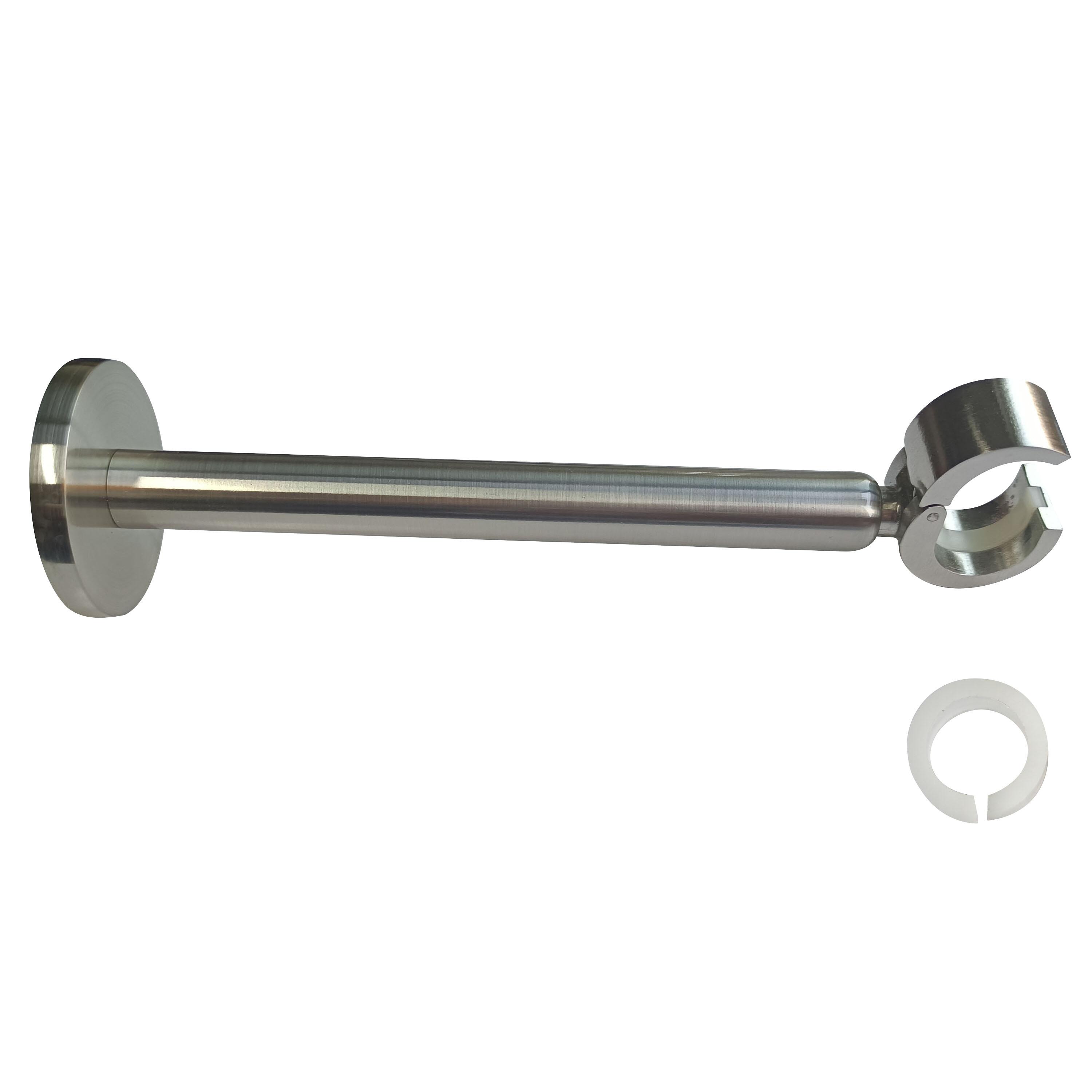 Support extensible tringle à rideau Glam, 20/28 mm chrome brossé INSPIRE | Leroy Merlin