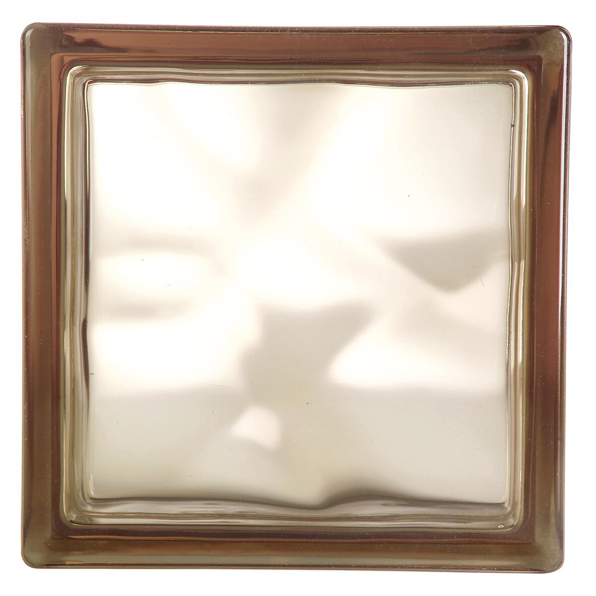 Brique de verre, bronze ondulé brillant | Leroy Merlin