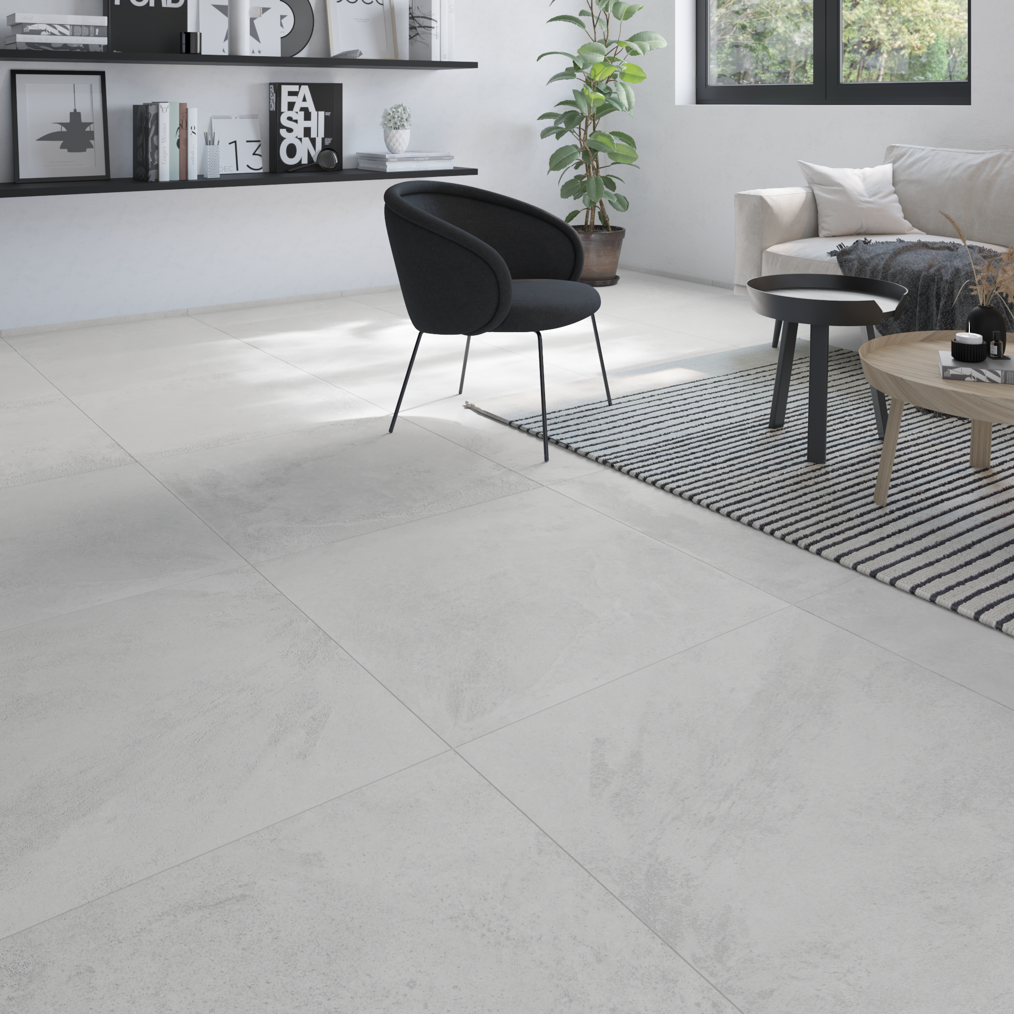 Carrelage mur intérieur / sol intérieur effet pierre ivoire Fame l.75 x ...