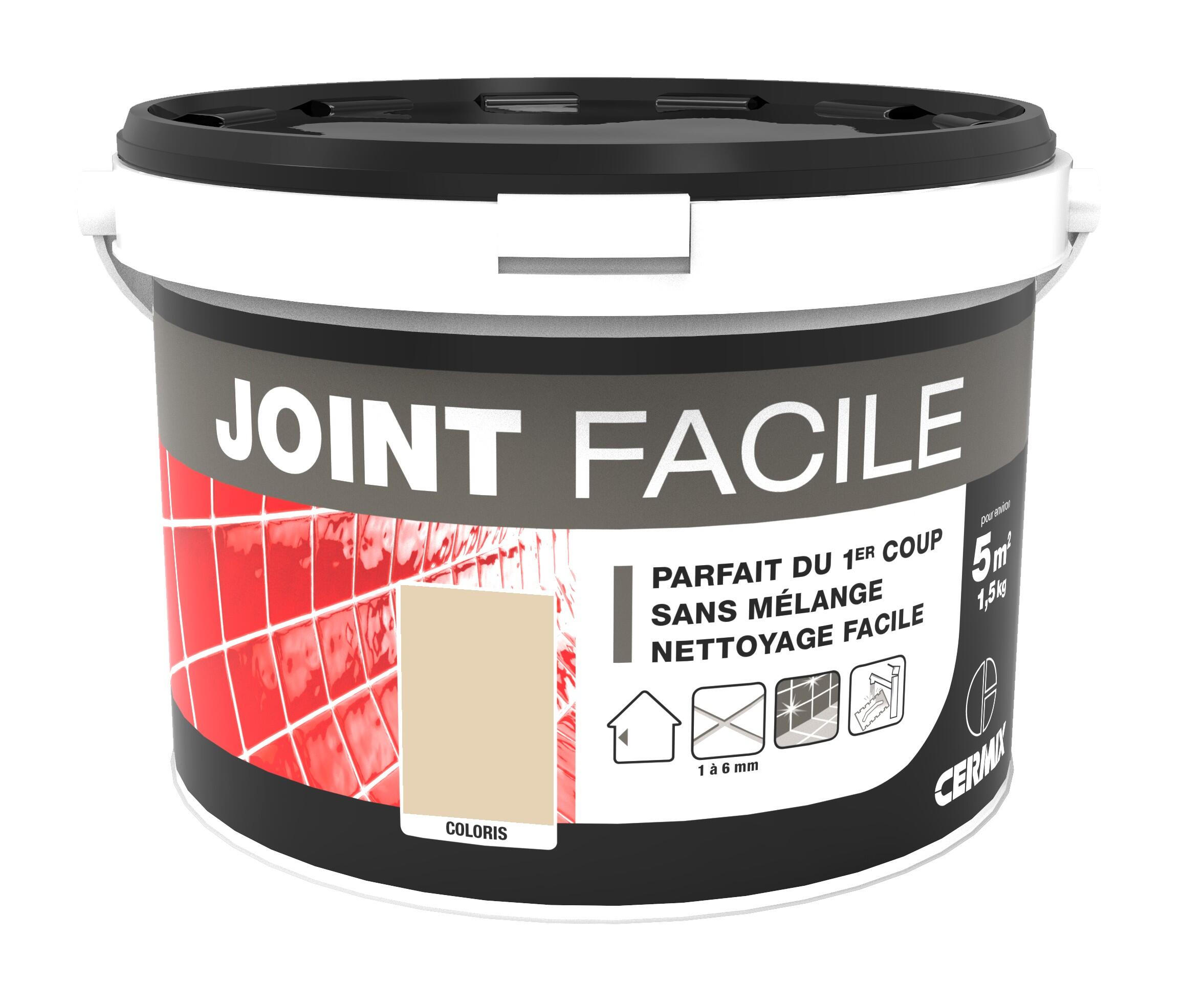 Joint pâte carrelage CERMIX marron 1.5 kg, 5 m² Joint facile | Leroy Merlin