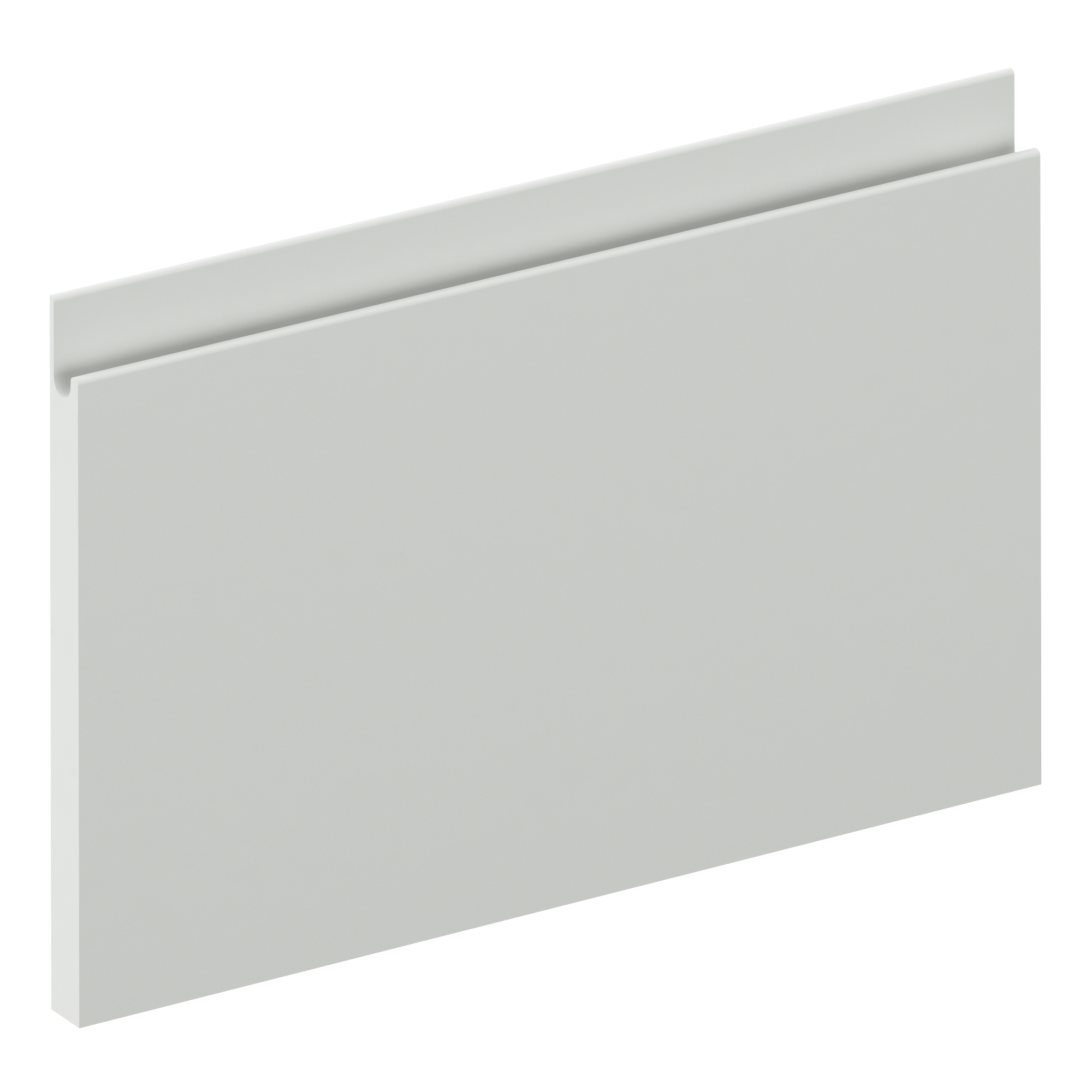 Façade de tiroir de cuisine Osaka gris perle mat H.25.3 x l.39.7 cm ...