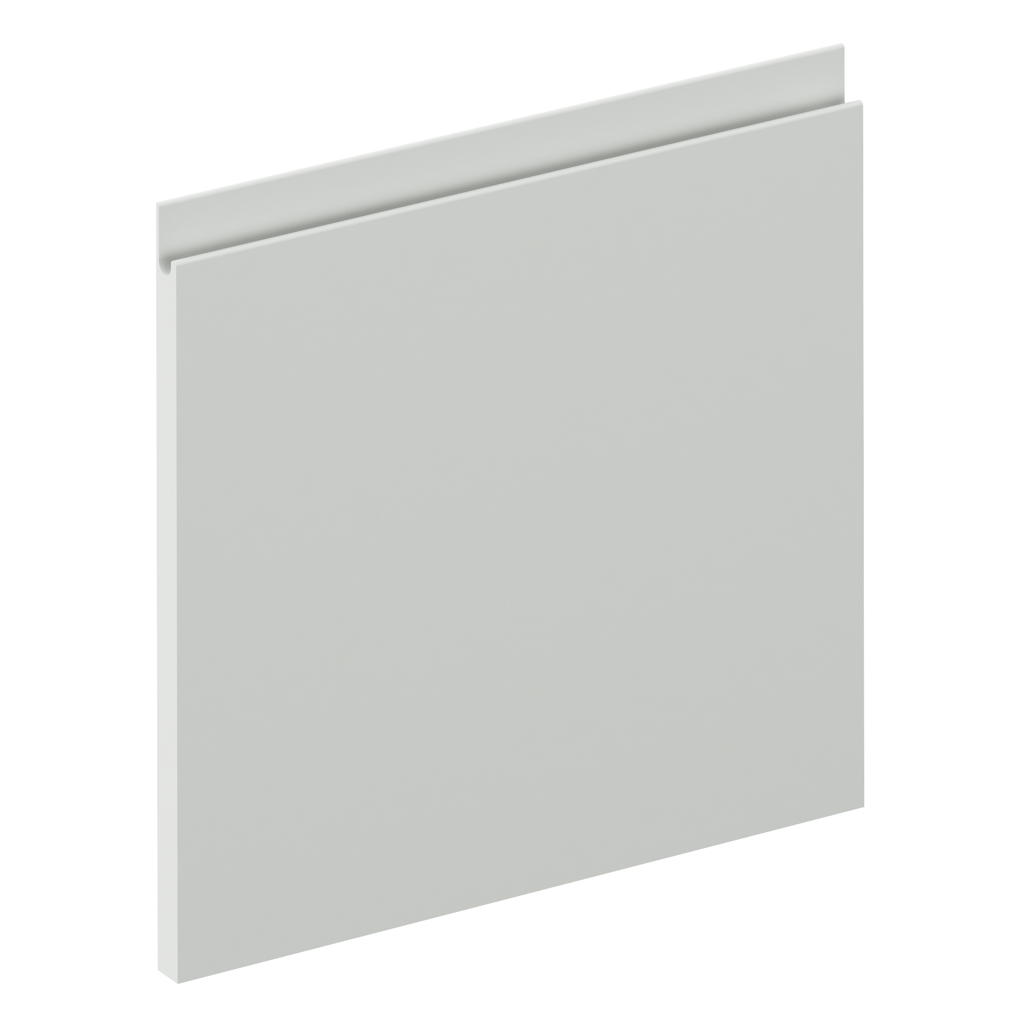 Façade de tiroir de cuisine Osaka gris perle mat H.38.1 x l.39.7 cm ...