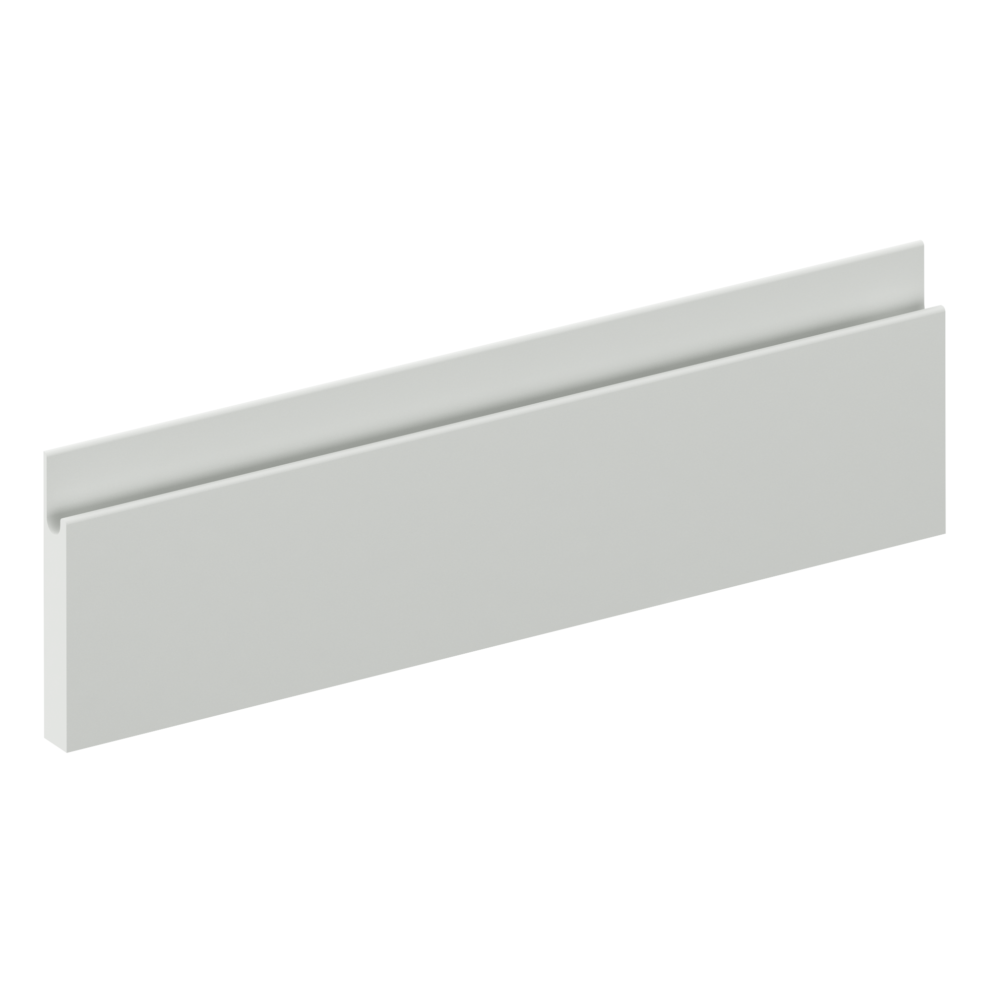 Façade de tiroir de cuisine Osaka gris perle mat H.12.5 x l.44.7 cm ...