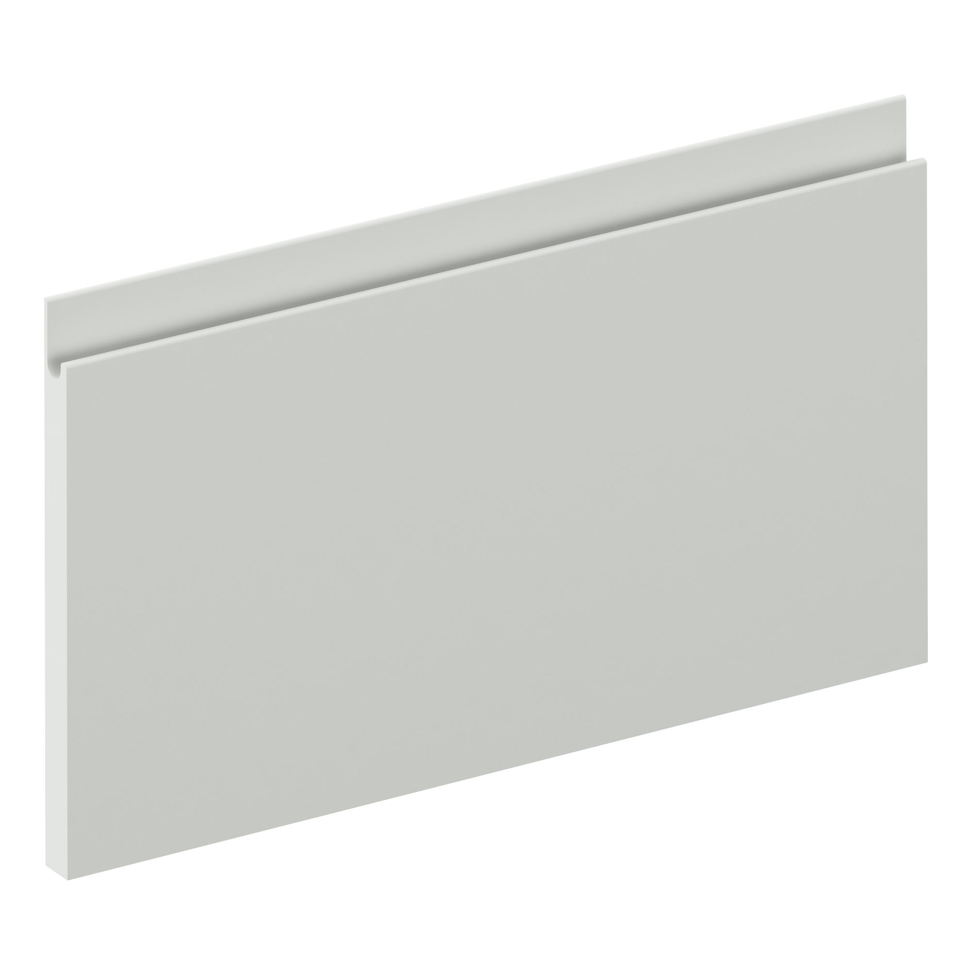 Façade de tiroir de cuisine Osaka gris perle mat H.25.3 x l.44.7 cm ...