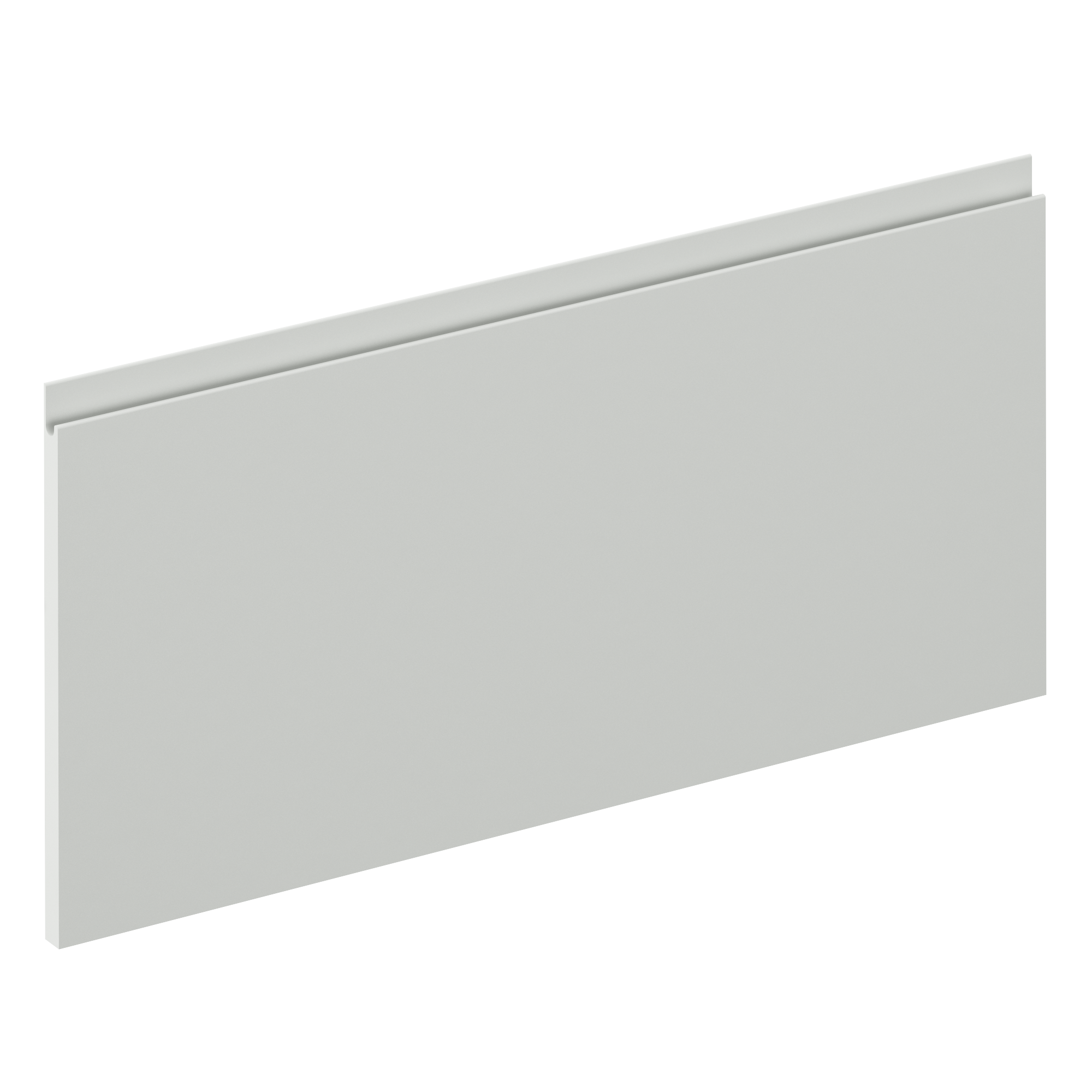 Façade de tiroir de cuisine Osaka gris perle mat H.38.1 x l.79.7 cm ...
