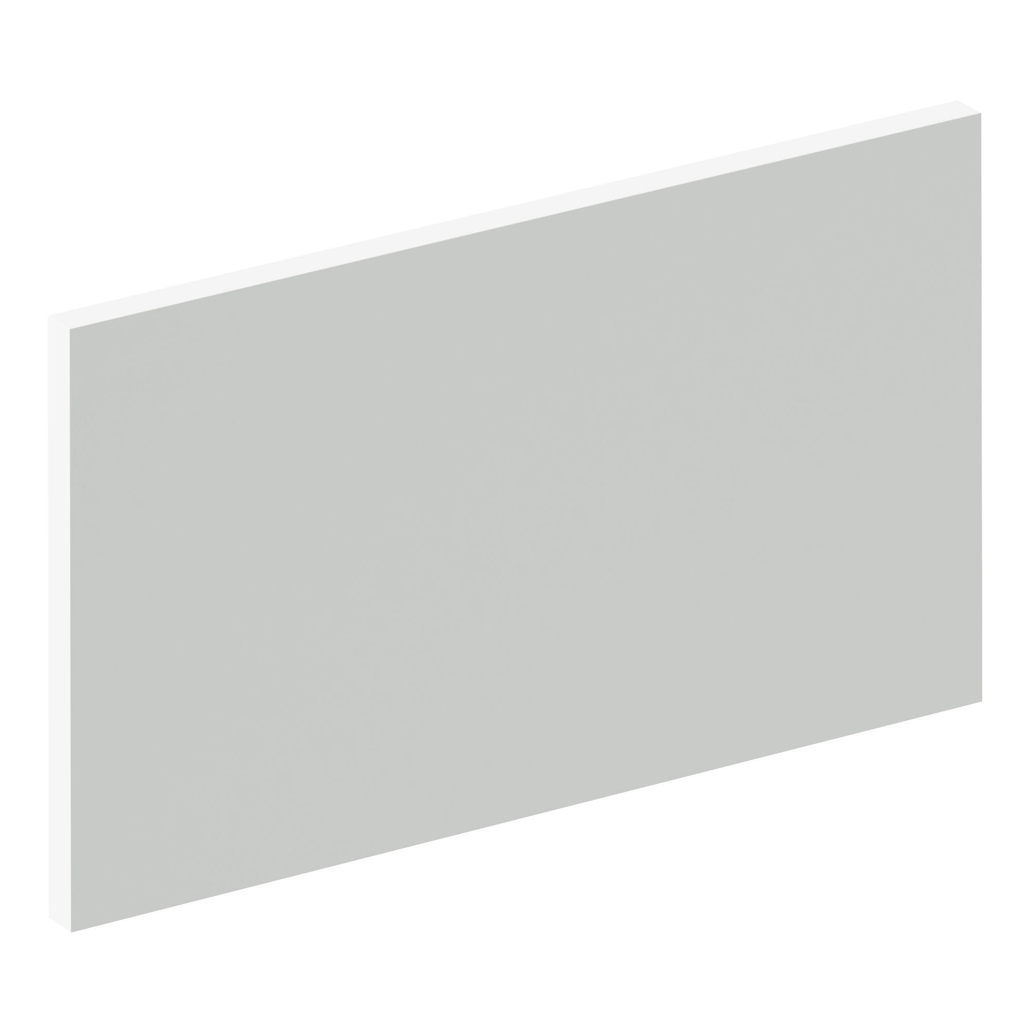 Façade de tiroir de cuisine Sevilla gris perle mat H.25.3 x l.44.7 cm ...