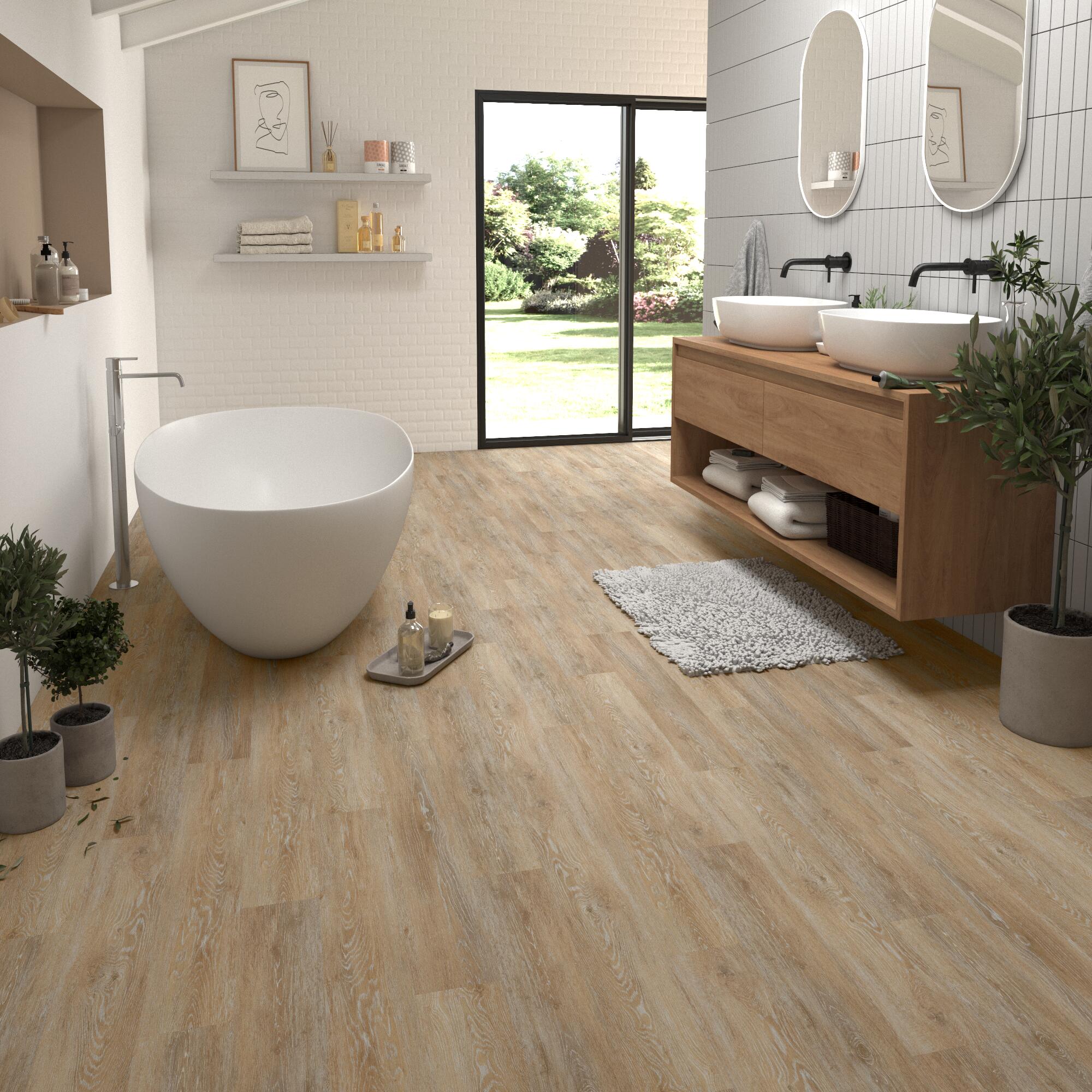Lame PVC clipsable medio ARTENS Trendy bois naturel | Leroy Merlin