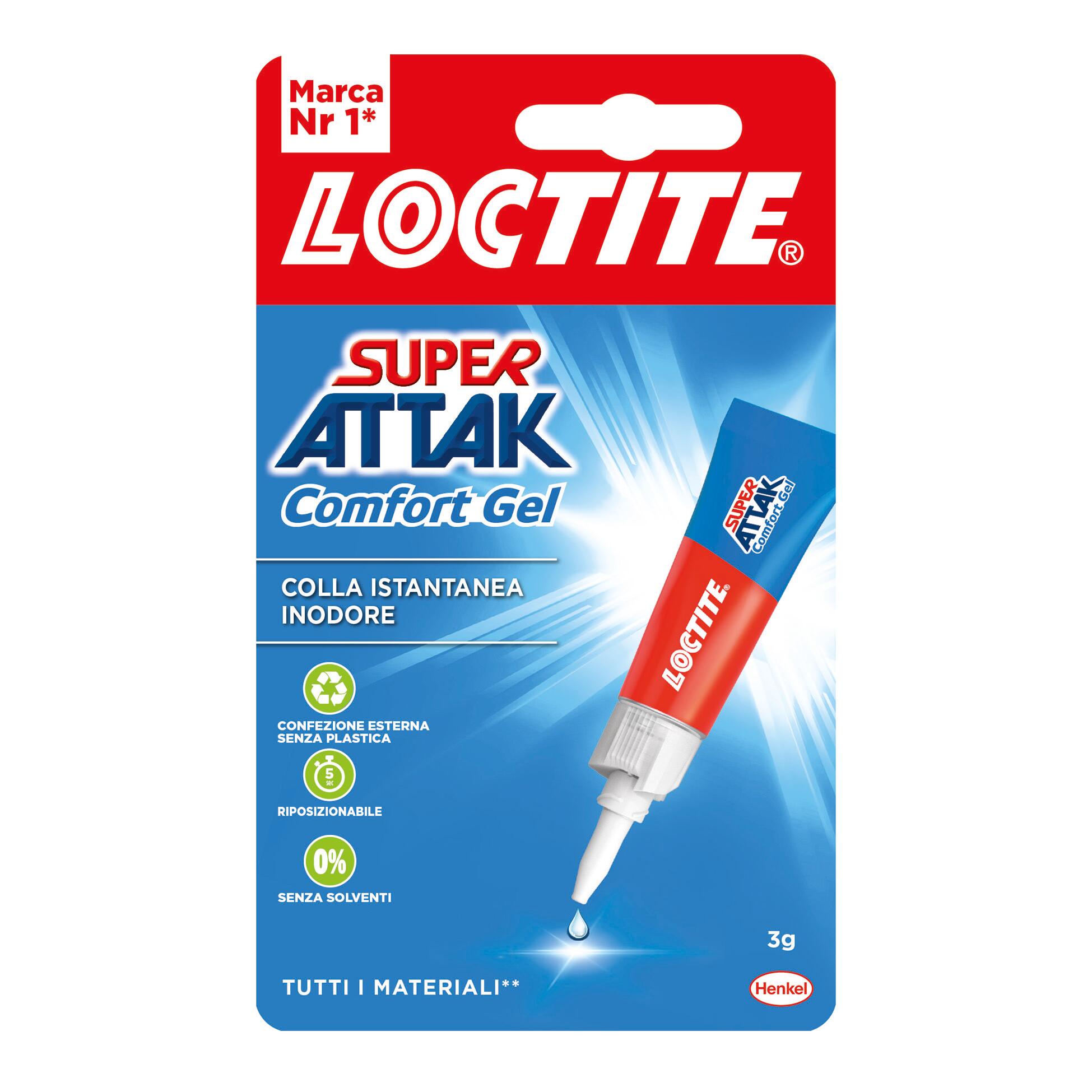 Colla per ricostruire LOCTITE Super Attak Comfort Gel trasparente 3 gr ...