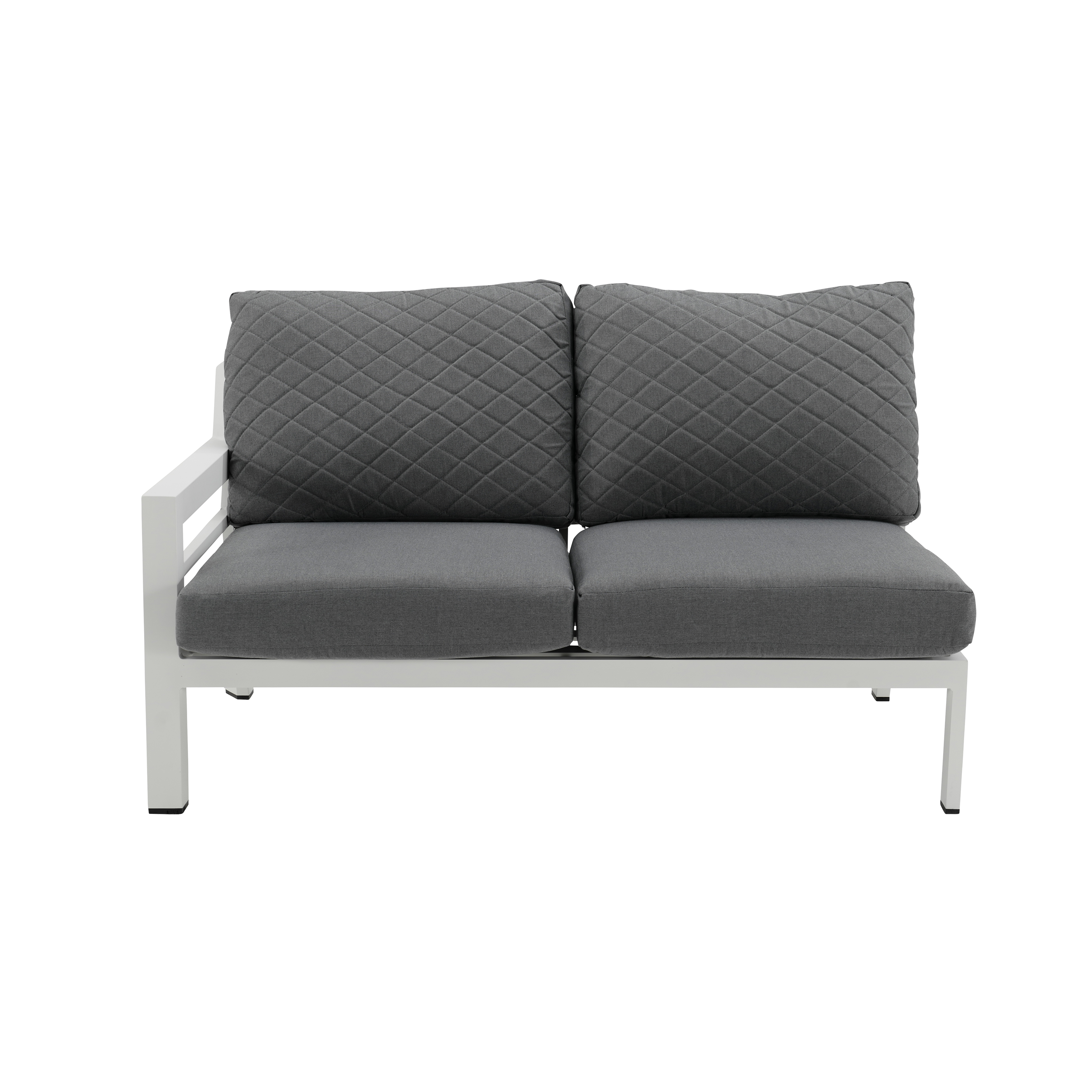 Set de porche de aluminio Naterial Augus blanco para 6 personas | Leroy ...