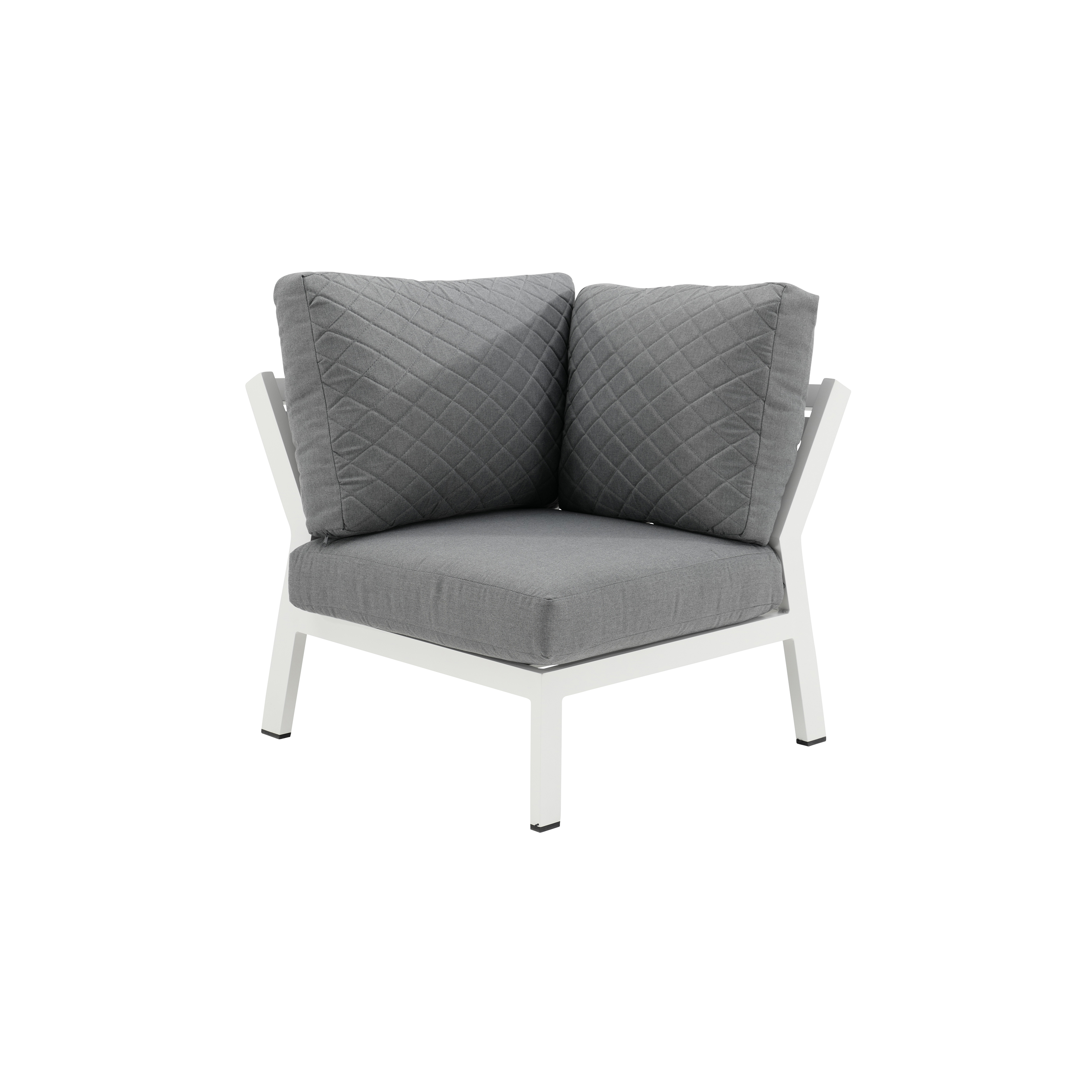 Set de porche de aluminio Naterial Augus blanco para 6 personas | Leroy ...