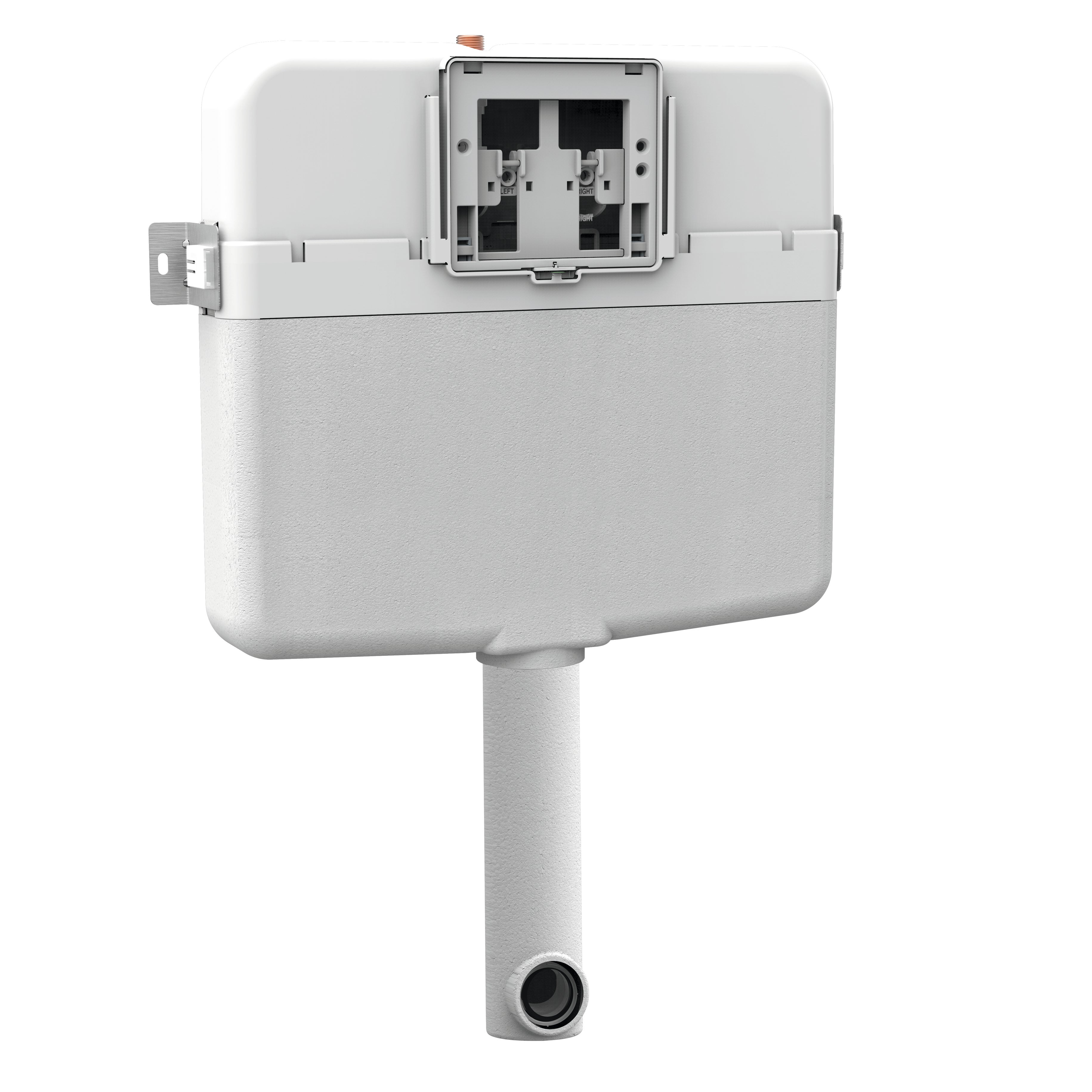 Cassetta wc a incasso SIAMP Intraslim pulsante doppio comando 7.2 L ...