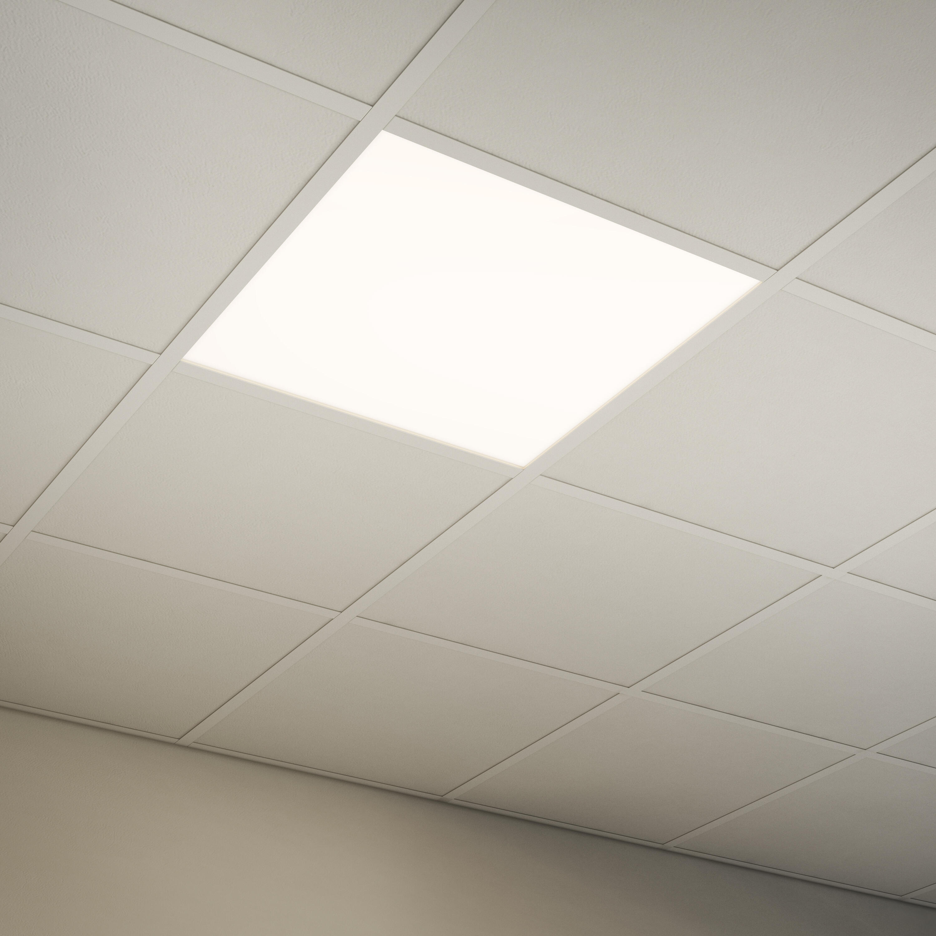 Panneau LED à encastrer, 59,5 x 59,5 cm, 4000 lumens, blanc neutre ...