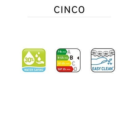 Pommeau de douche 5 jets, SENSEA Cinco | Leroy Merlin