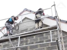 Comment réaliser un enduit extérieur monocouche ? | Leroy Merlin