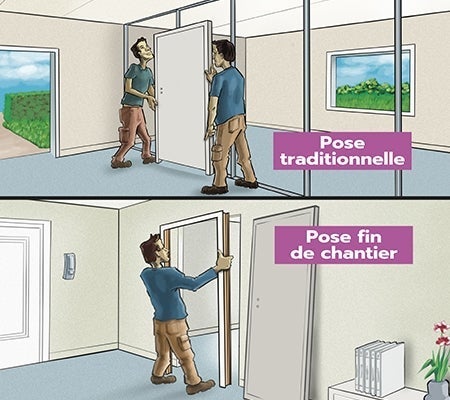 Porte Pose Fin De Chantier