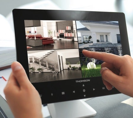 Kit de vidéosurveillance 2 caméras int/ext, THOMSON | Leroy Merlin