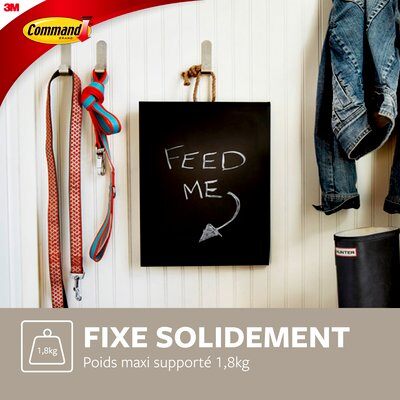 3m Crochet Métal Courbé - Grand Modele | Leroy Merlin