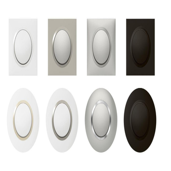 Double interrupteur va-et-vient complet connecté , LEGRAND Dooxie ...