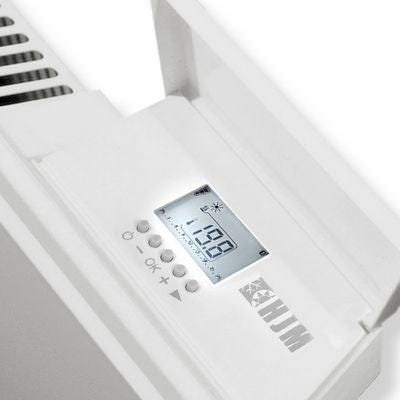 Radiateur électrique à inertie sèche 2000 W HJM ARIA horizontal blanc ...