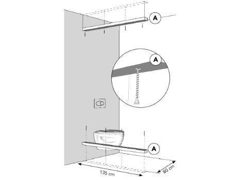 Réaliser une cloison en cordes | Leroy Merlin