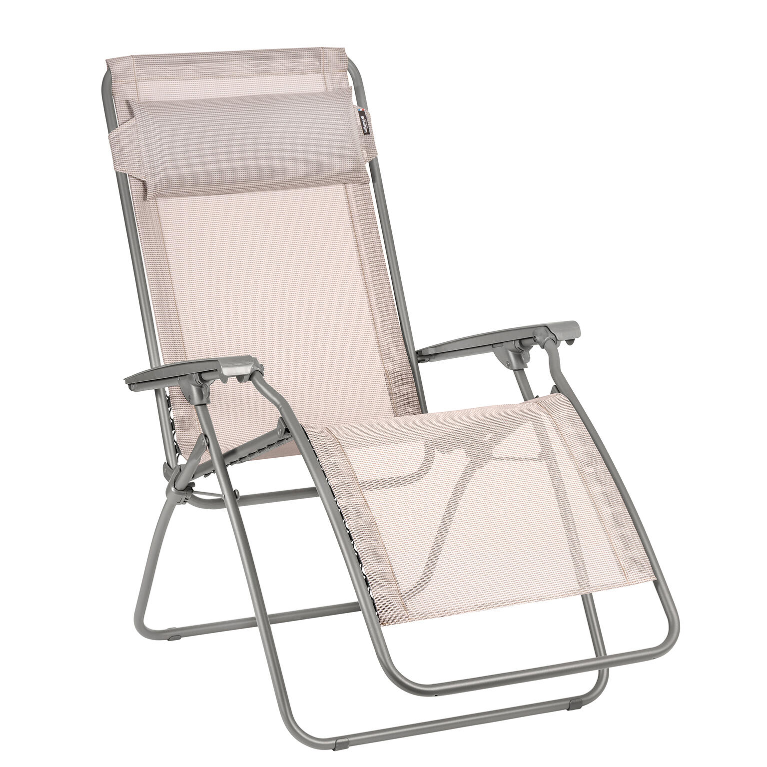 Relax de jardin en acier R clip Batyline magnolia LAFUMA MOBILIER ...