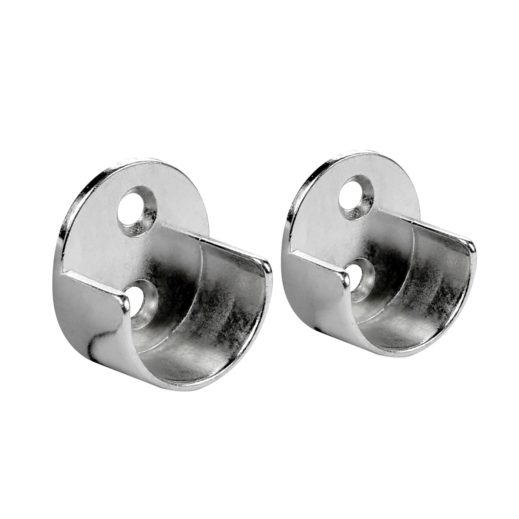 Support de barre de penderie Rond | Leroy Merlin