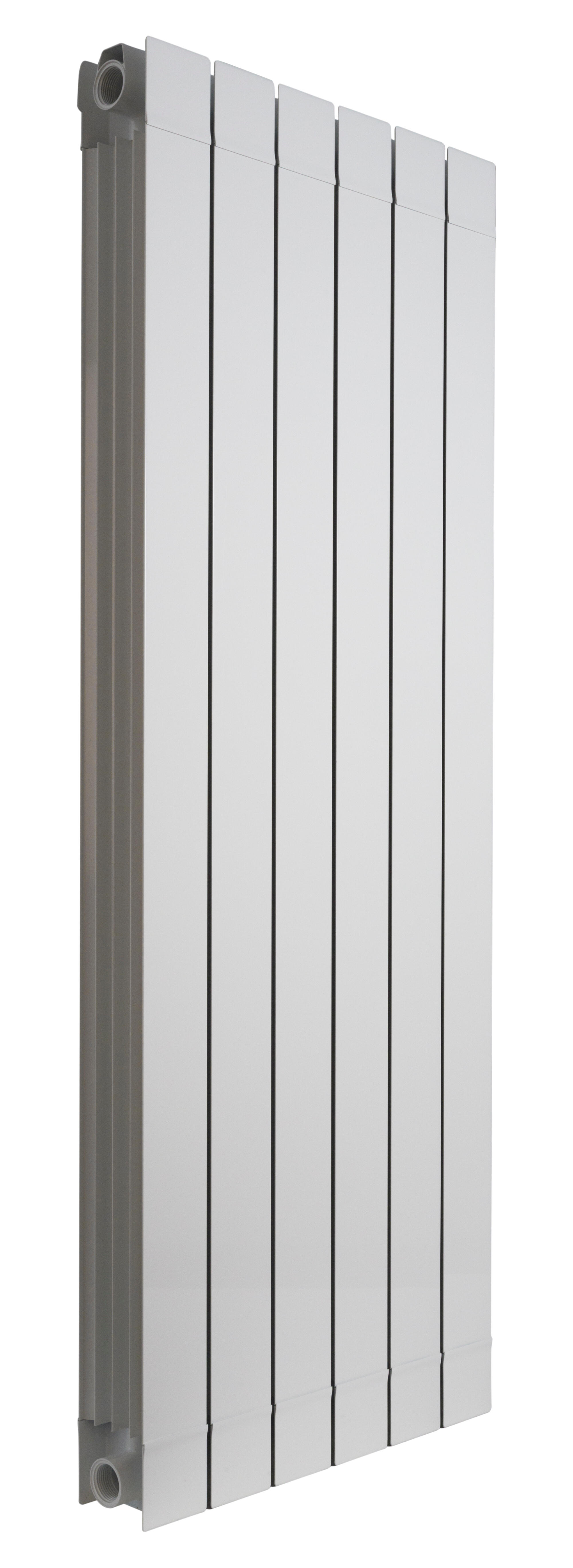 Radiateur eau chaude vertical PRODIGE Novaflo blanc, 1338W H.126.6 x l ...