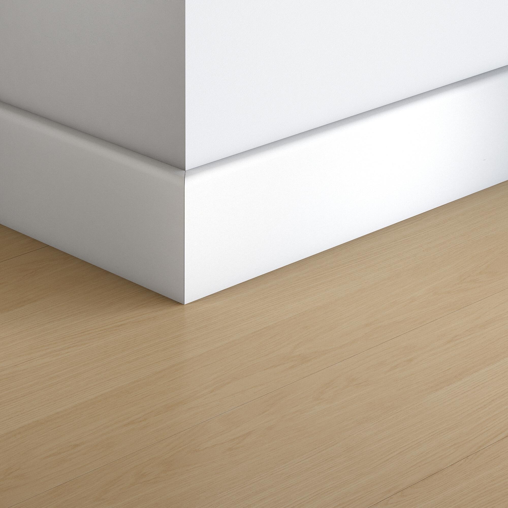 Plinthe mdf, blanc, H. 13.8 x L. 2.4 m, Ep.26 mm ARTENS | Leroy Merlin