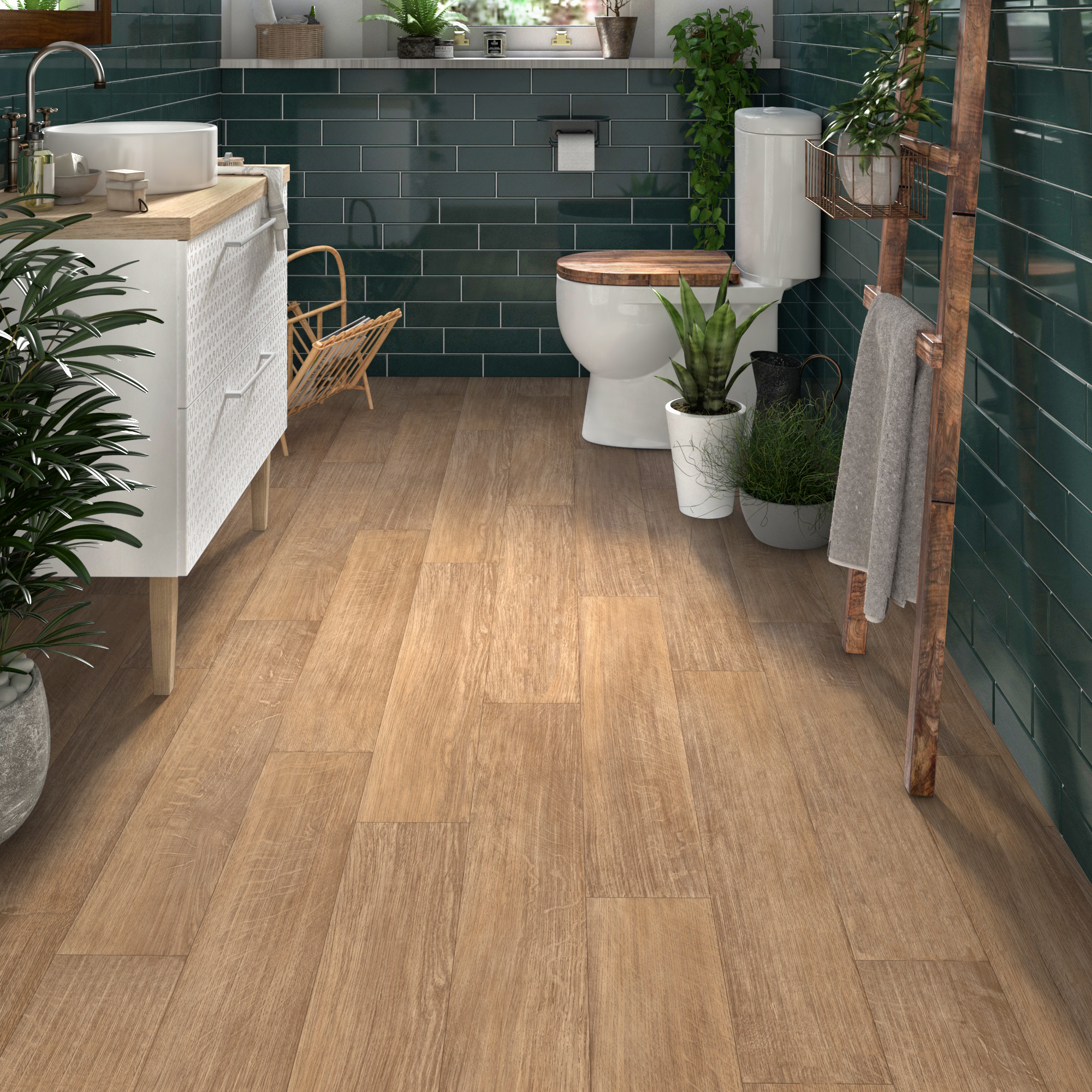 Suelo vinílico rollo French madera natural roble 2m ancho Pedido mínimo ...