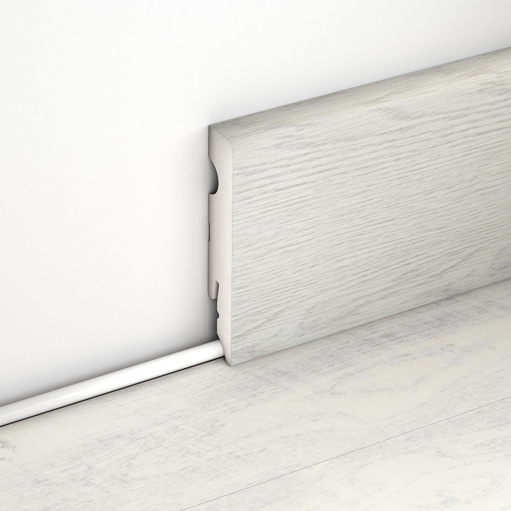 Plinthe pvc, décor 42, H. 7.8, Ep.15 mm ARTENS, résistant à l'eau ...