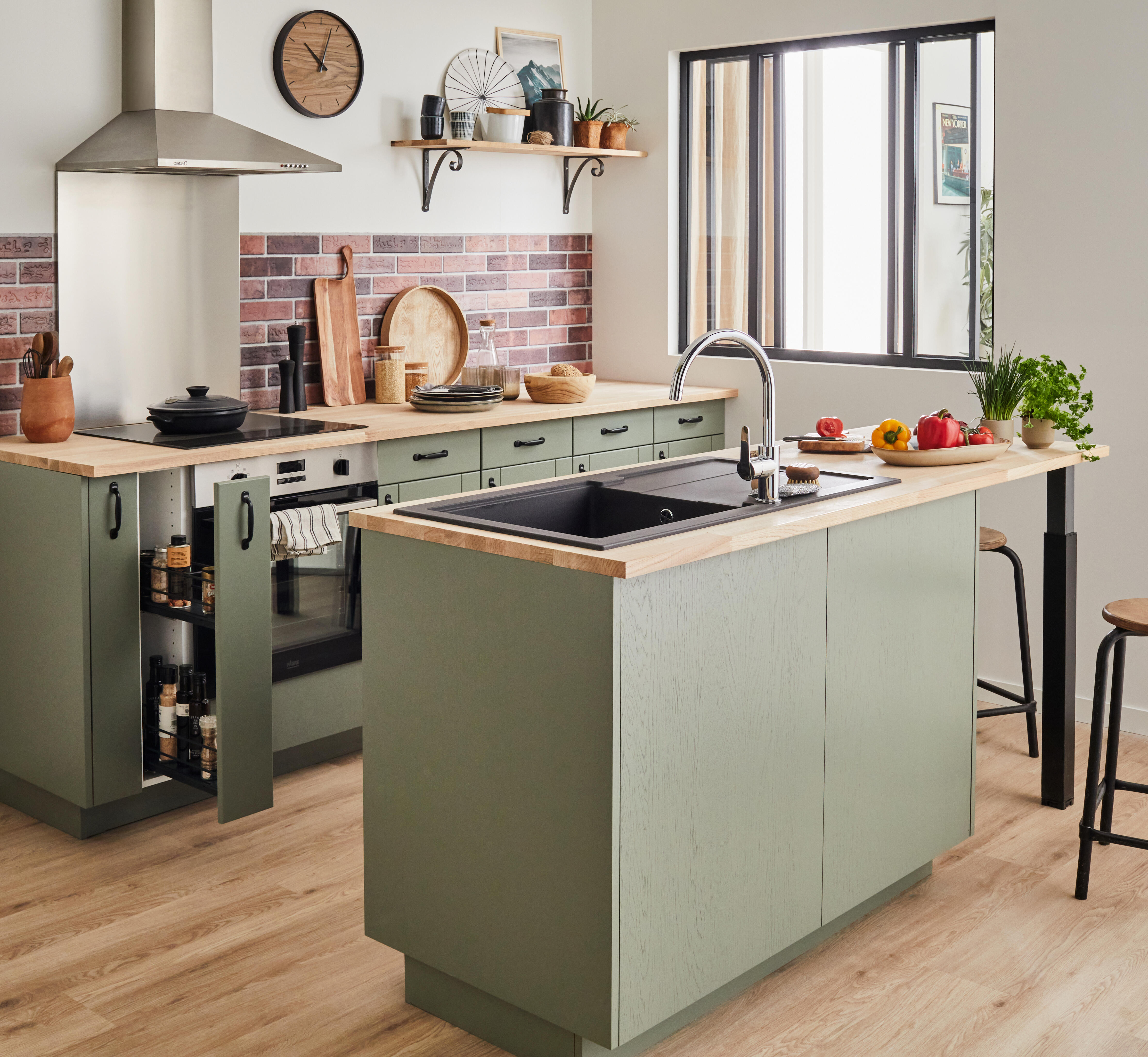 Cache-lumière Boston vert 1.8m | Leroy Merlin