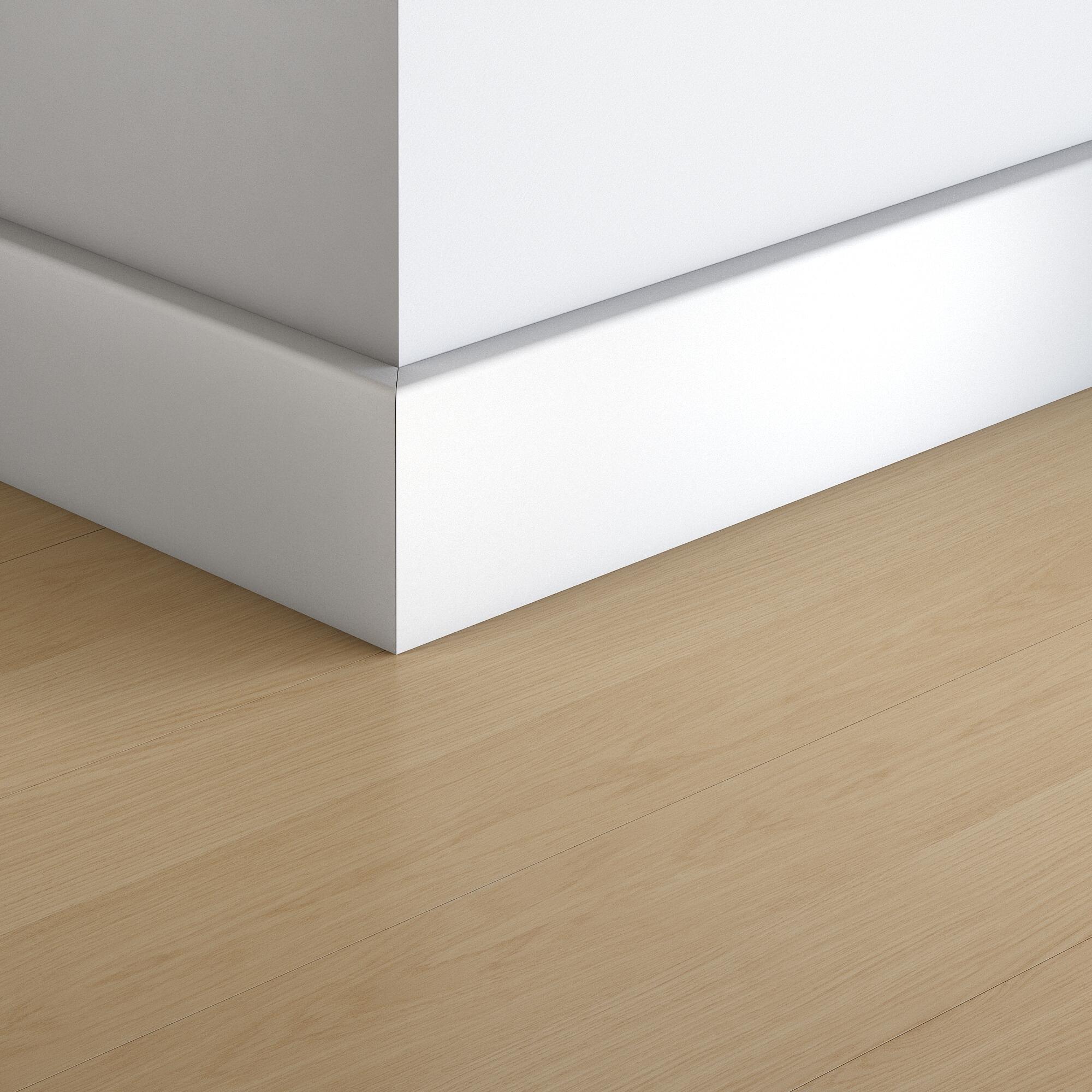 Plinthe mdf, blanc, H. 7.8 x L. 2.4 m, Ep.14 mm ARTENS | Leroy Merlin