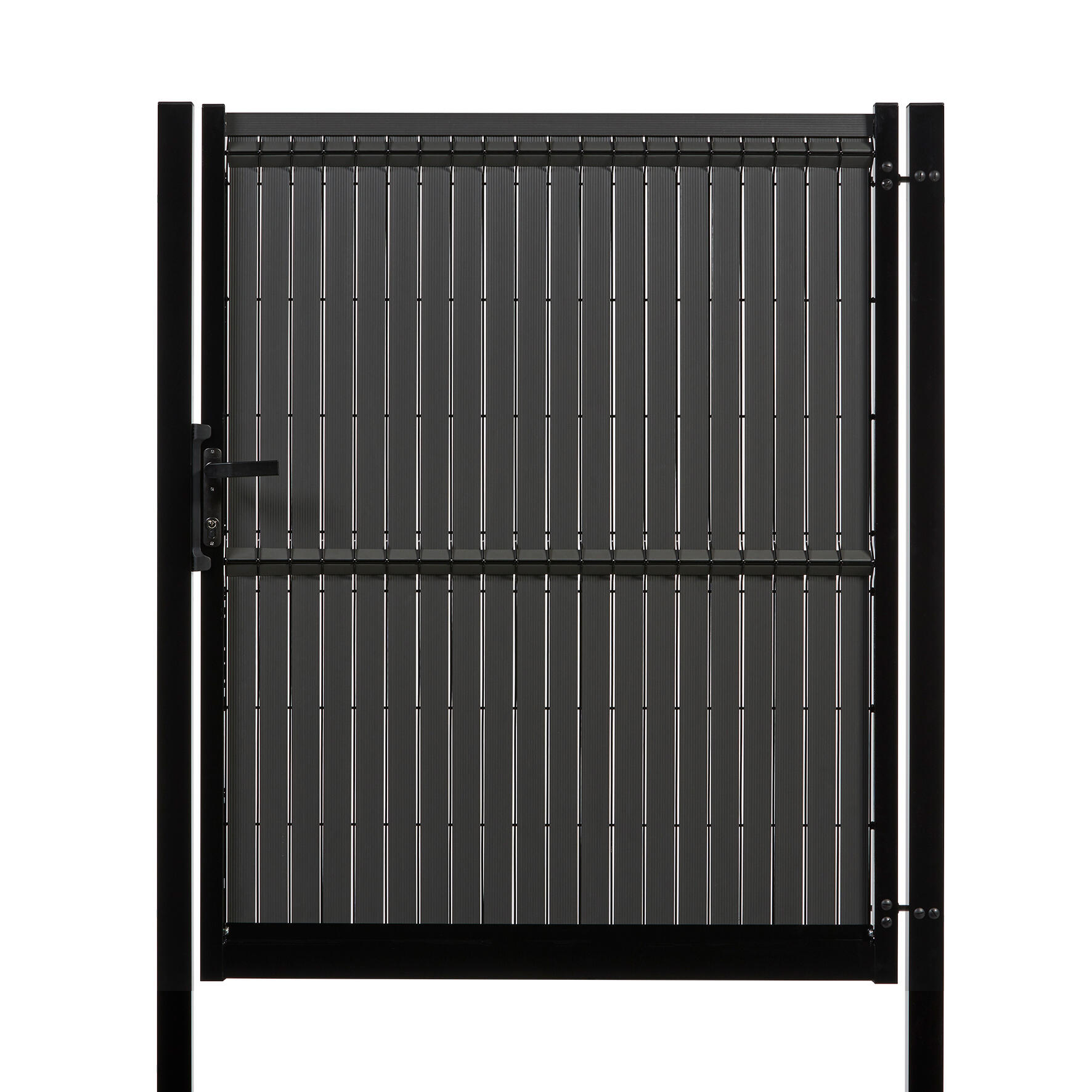 Portillon grillagé Axyle noir à sceller, l.150x H.100 cm | Leroy Merlin
