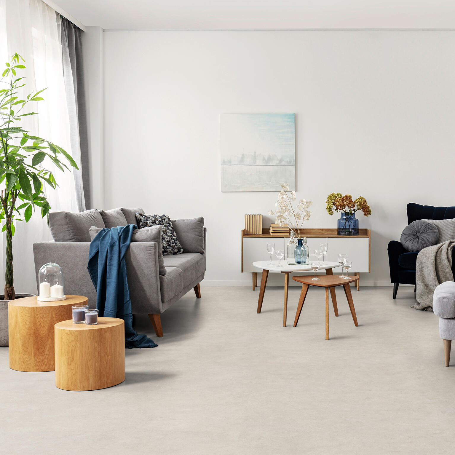 Suelo vinílico rollo forte Texline All Over & Design piedra 4m | Leroy ...